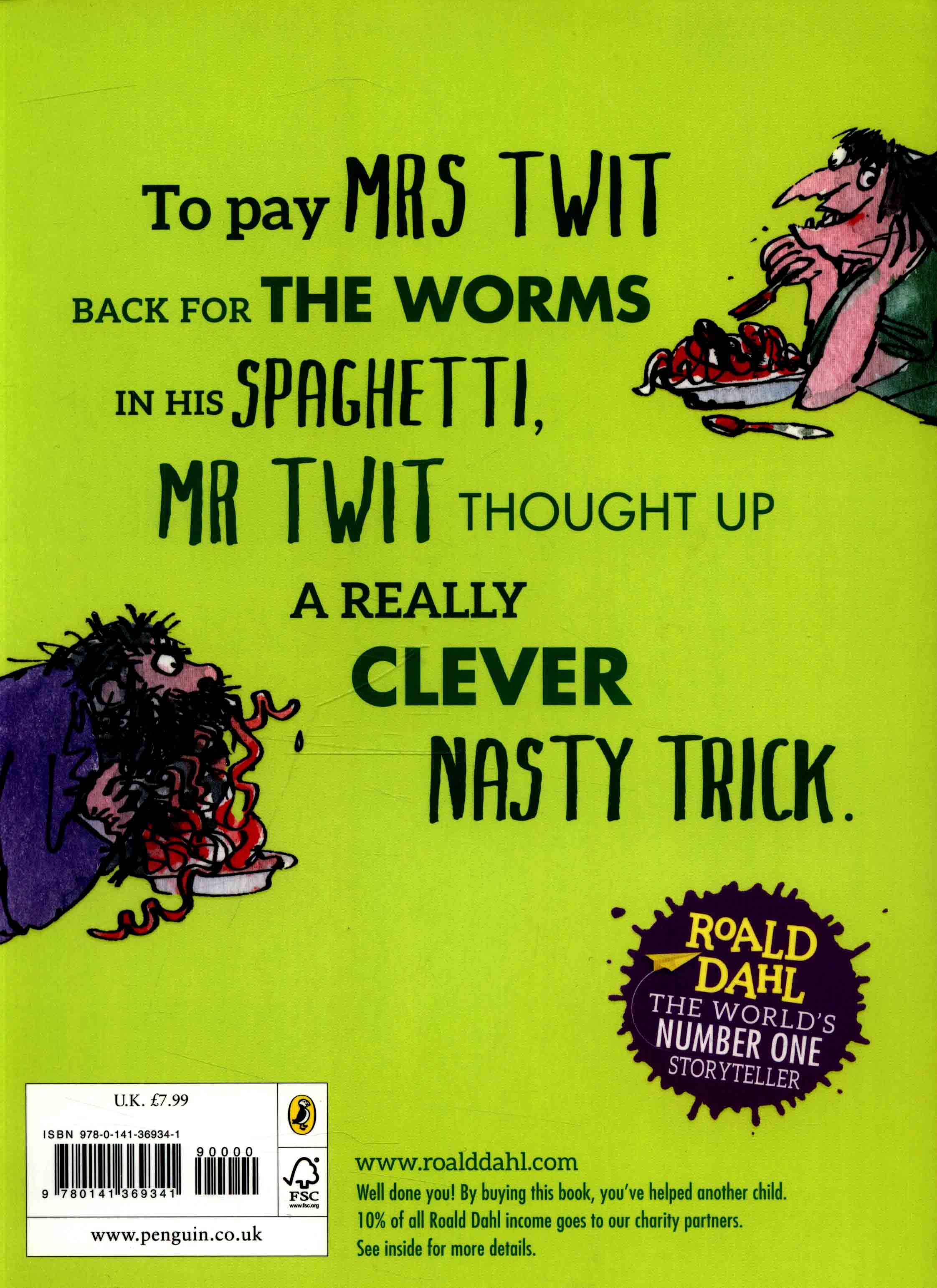 The Twits (Colour Edition) by Dahl, Roald (9780141369341) | Browns Books