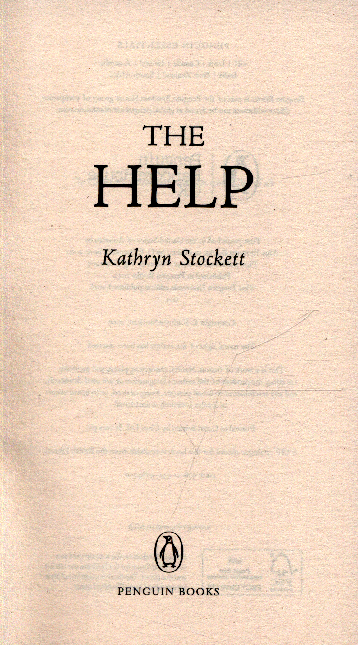 The help by Stockett, Kathryn (9780241978900) | BrownsBfS