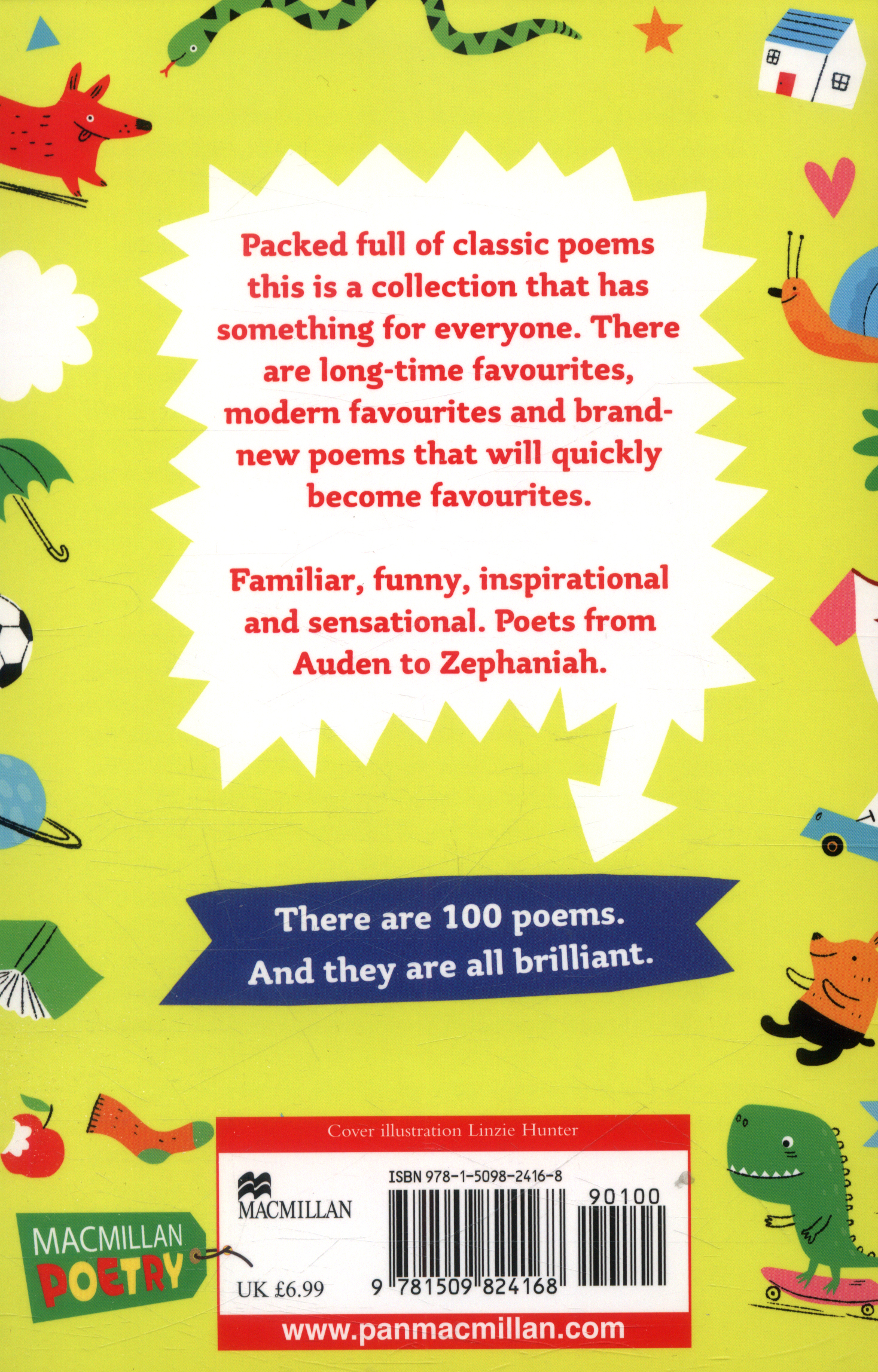 100 brilliant poems for children by Cookson, Paul (9781509824168 ...
