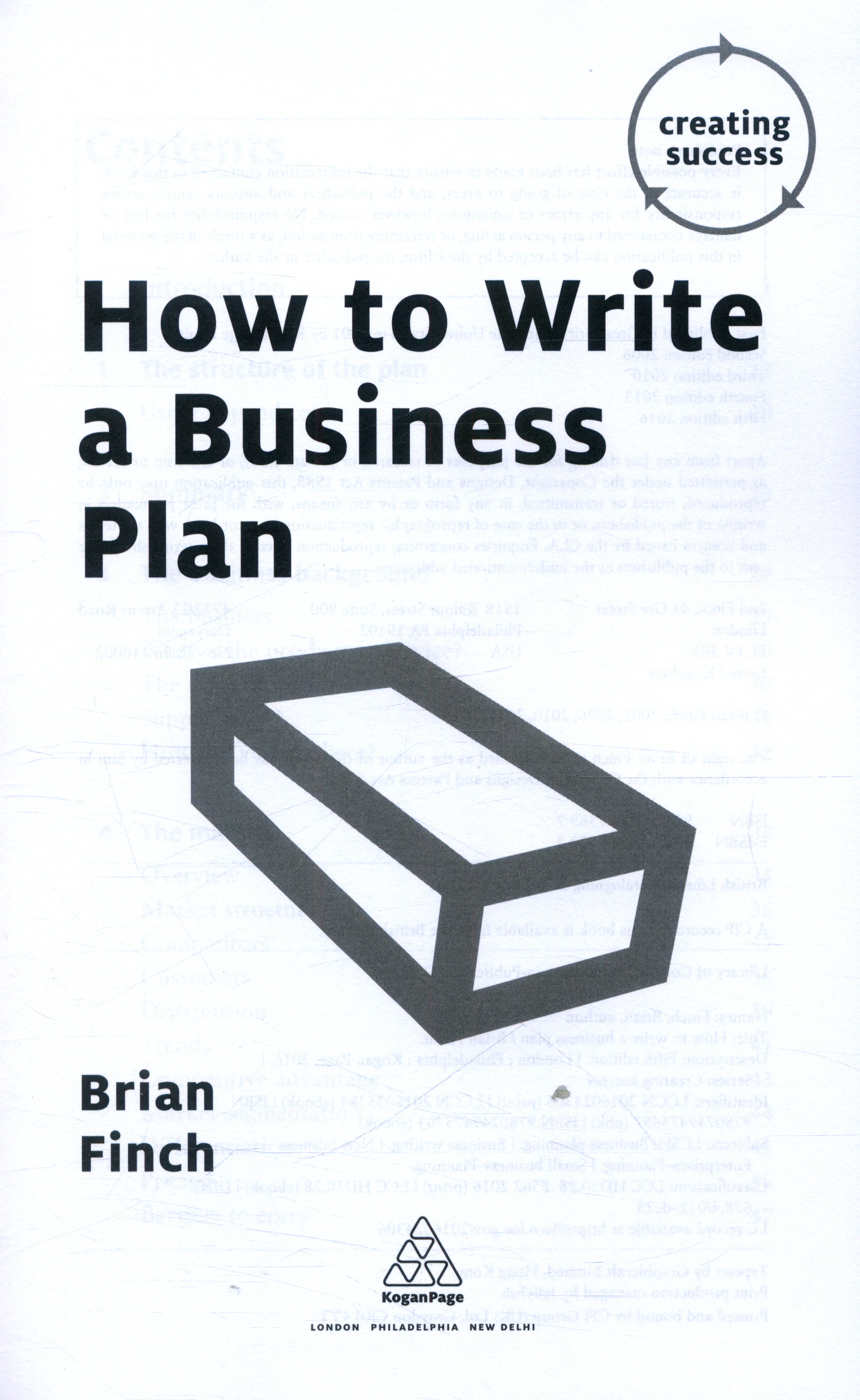How to write a business plan by Finch, Brian (9780749475697) | BrownsBfS