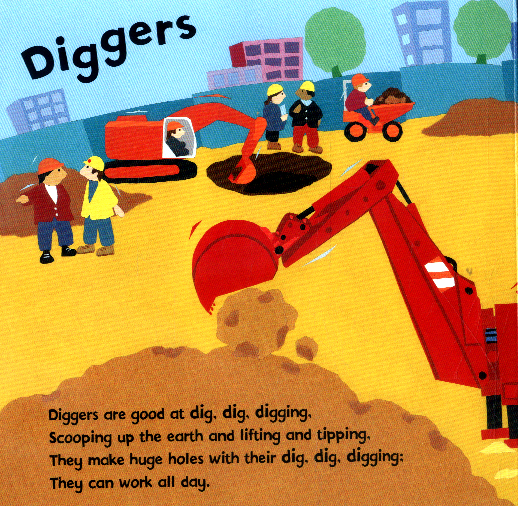 Awesome Engines: Dig Dig Digging Padded Board Book by Mayo, Margaret ...