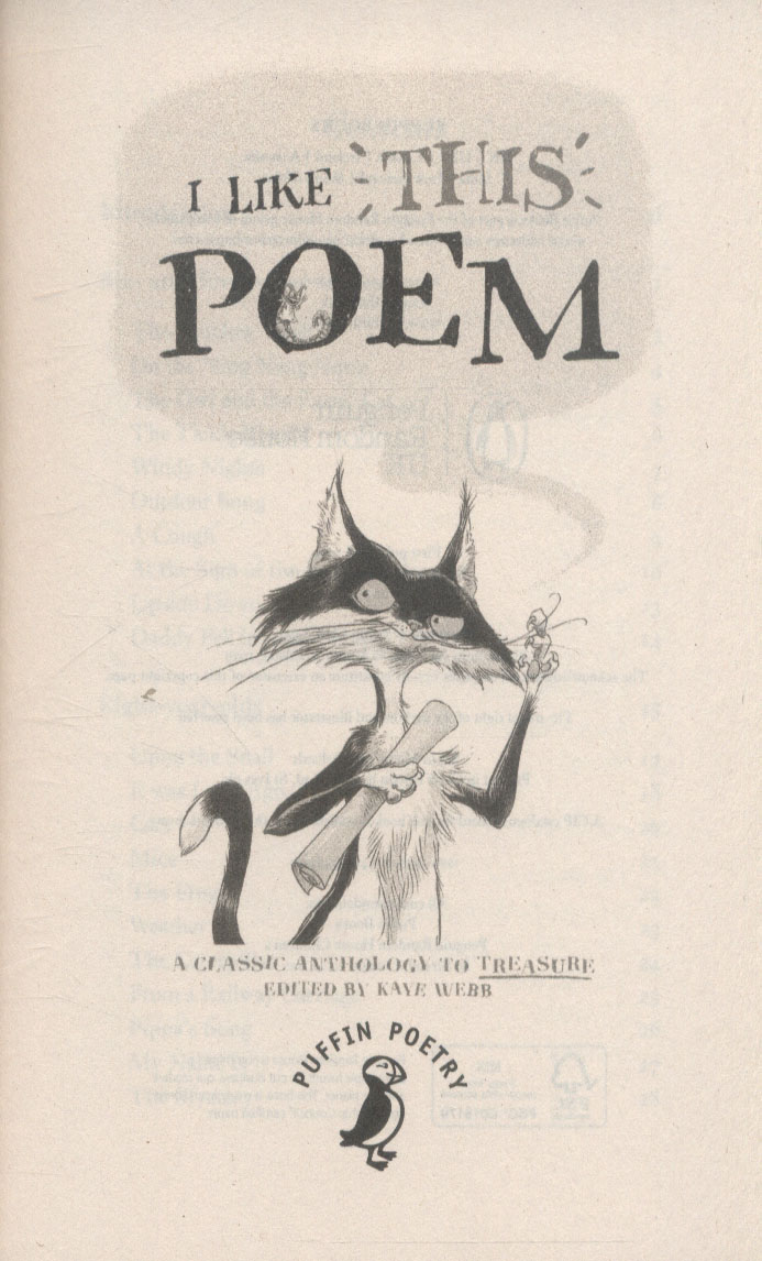 I Like This Poem by Webb, Kaye (9780141374222) | Browns Books