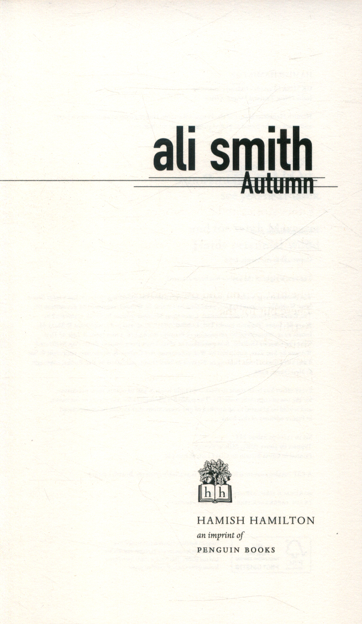 Autumn by Smith, Ali (9780241207000) | Browns Books