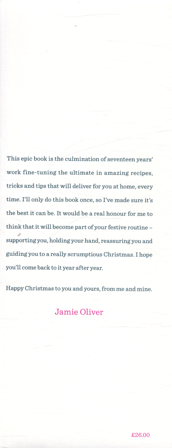 Jamie Oliver's Christmas Cookbook by OLIVER, JAMIE (9780718183653 ...