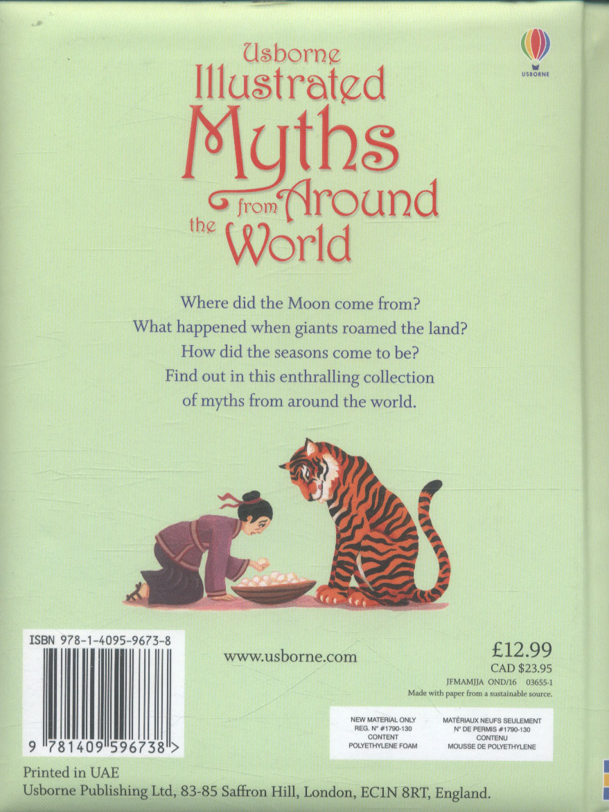 Usborne illustrated myths from around the world by Various ...