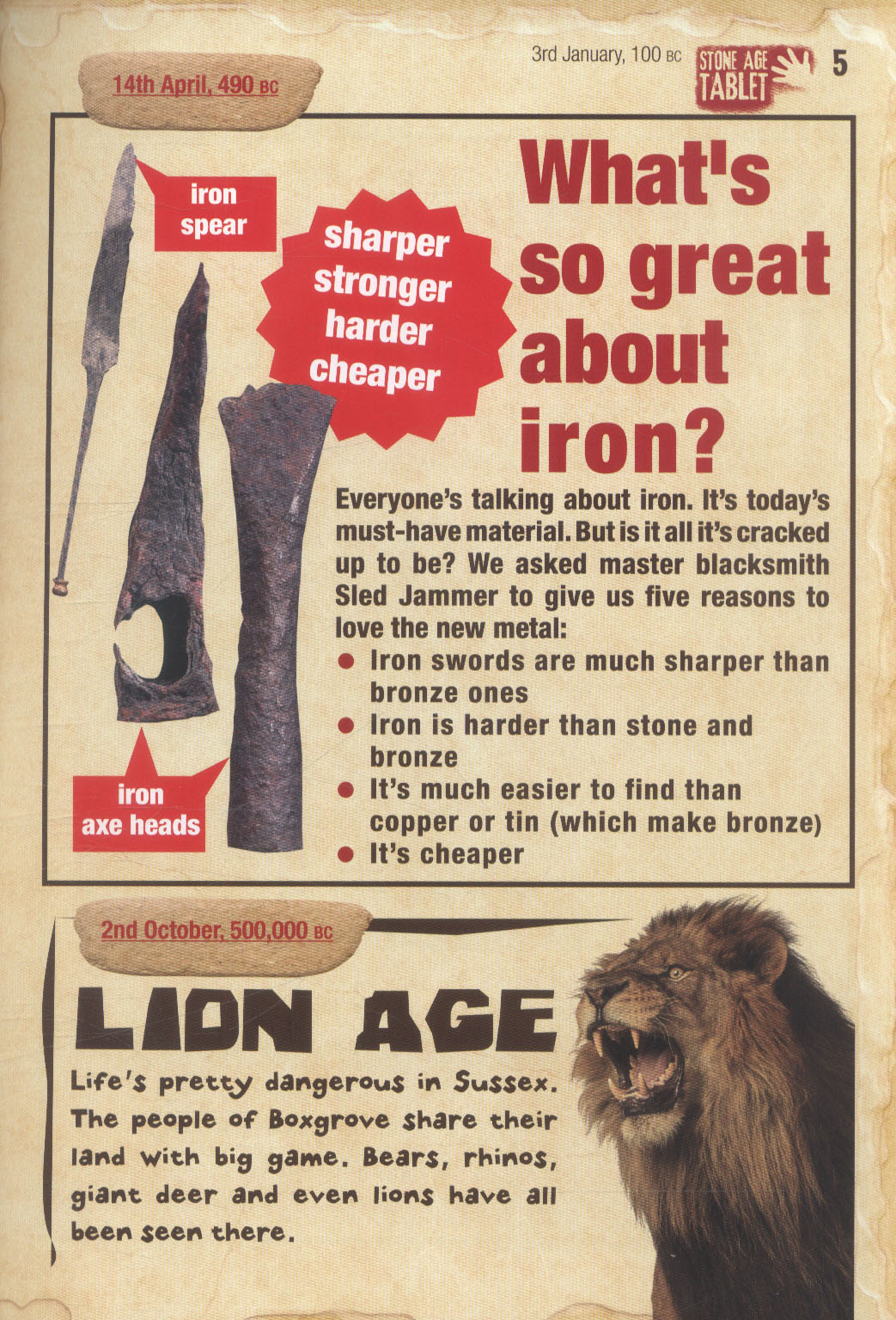 Stone Age tablet : 3rd January, 100 BC (Special edition)