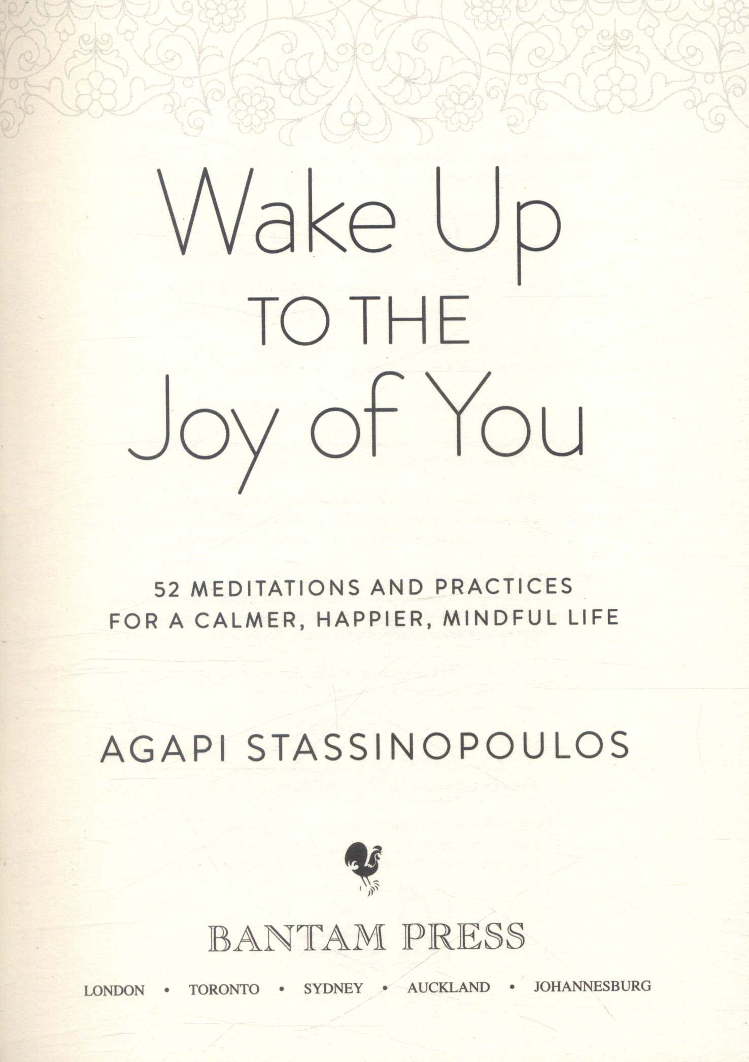 Wake Up To The Joy Of You by Stassinopoulos, Agapi (9780593078617 ...