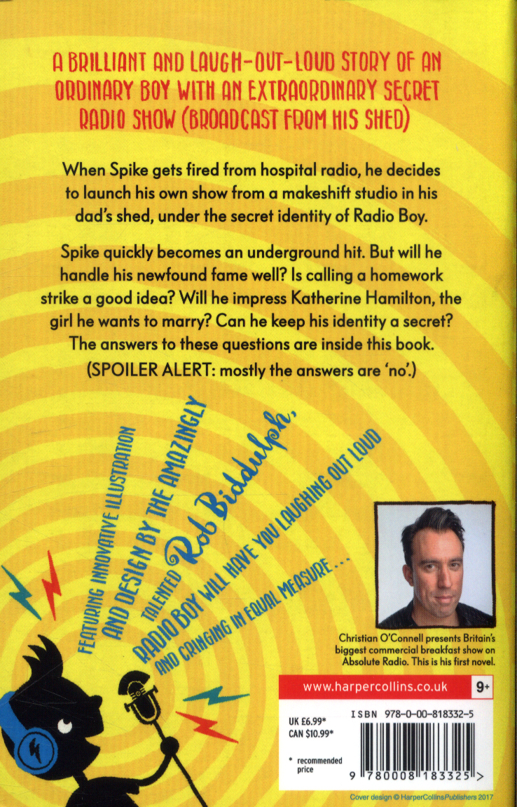 Radio Boy by O’Connell, Christian (9780008183325) | Browns Books