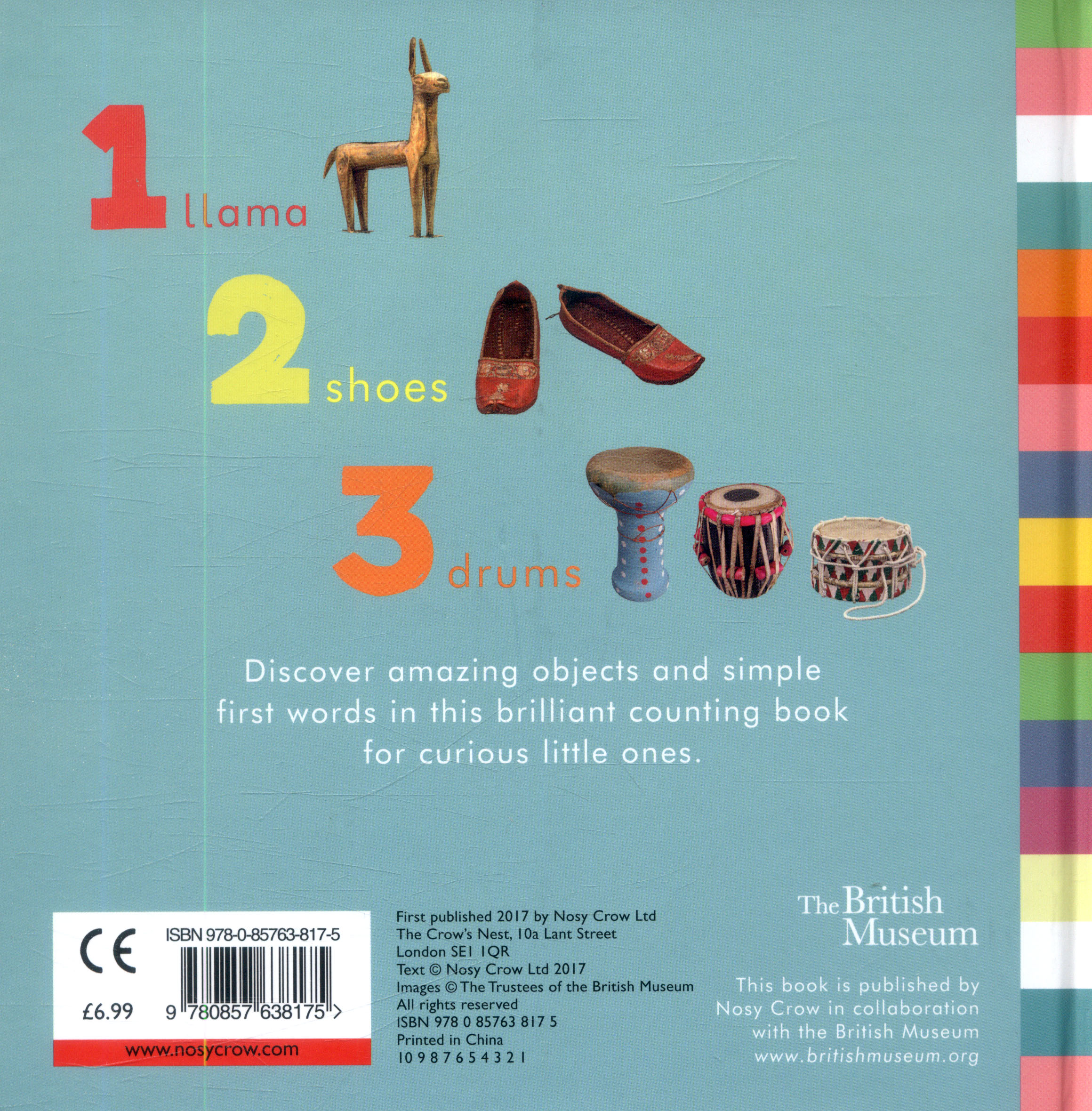 British Museum: 123 by Nosy Crow Ltd (9780857638175) | Browns Books