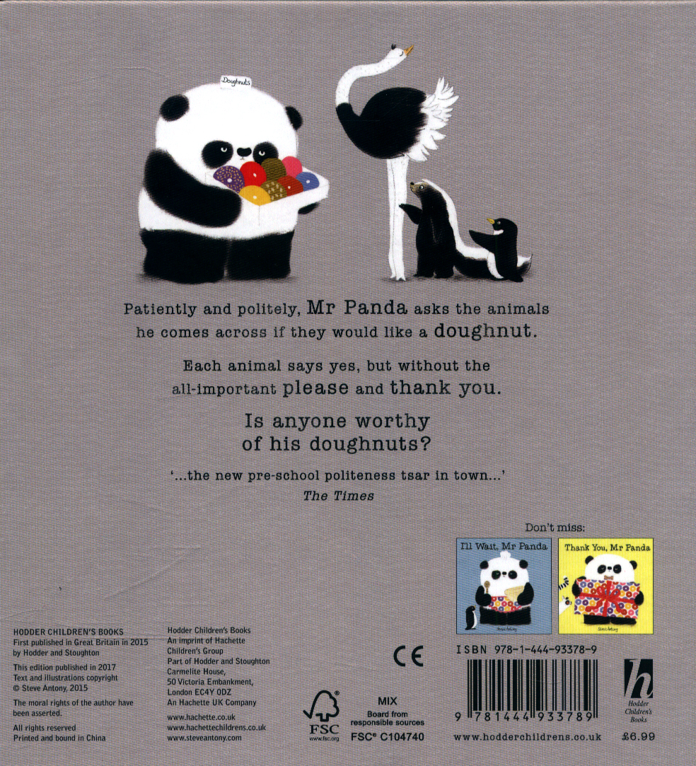 Please Mr Panda by Antony, Steve (9781444933789) | BrownsBfS
