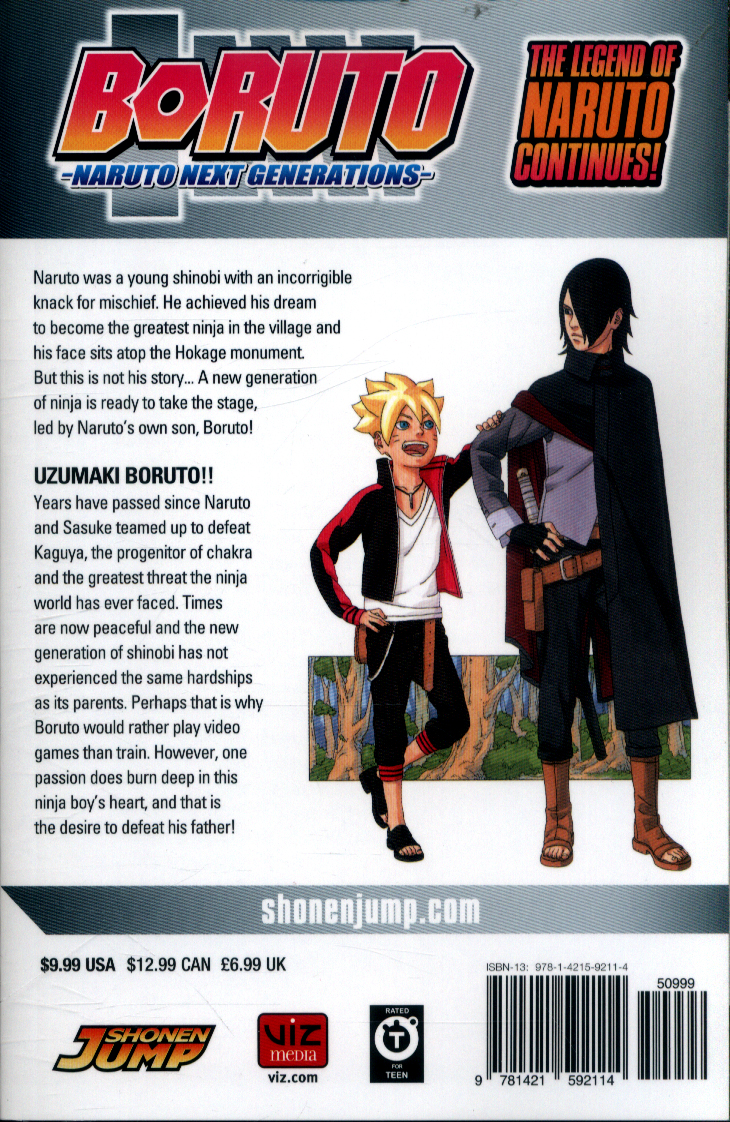 Boruto: Naruto Next Generations, Vol. 1 by Kishimoto, Masashi ...