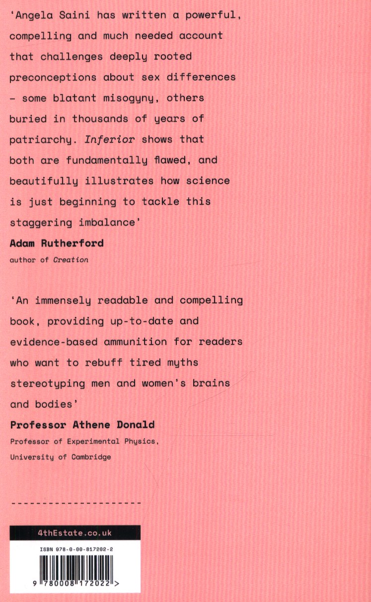 Inferior by Saini, Angela (9780008172022) | Browns Books
