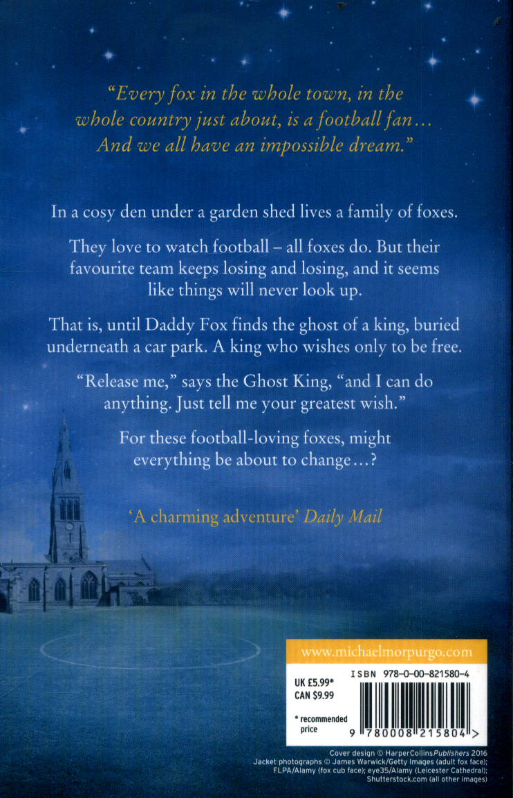 The Fox and the Ghost King by Morpurgo, Michael (9780008215804 ...