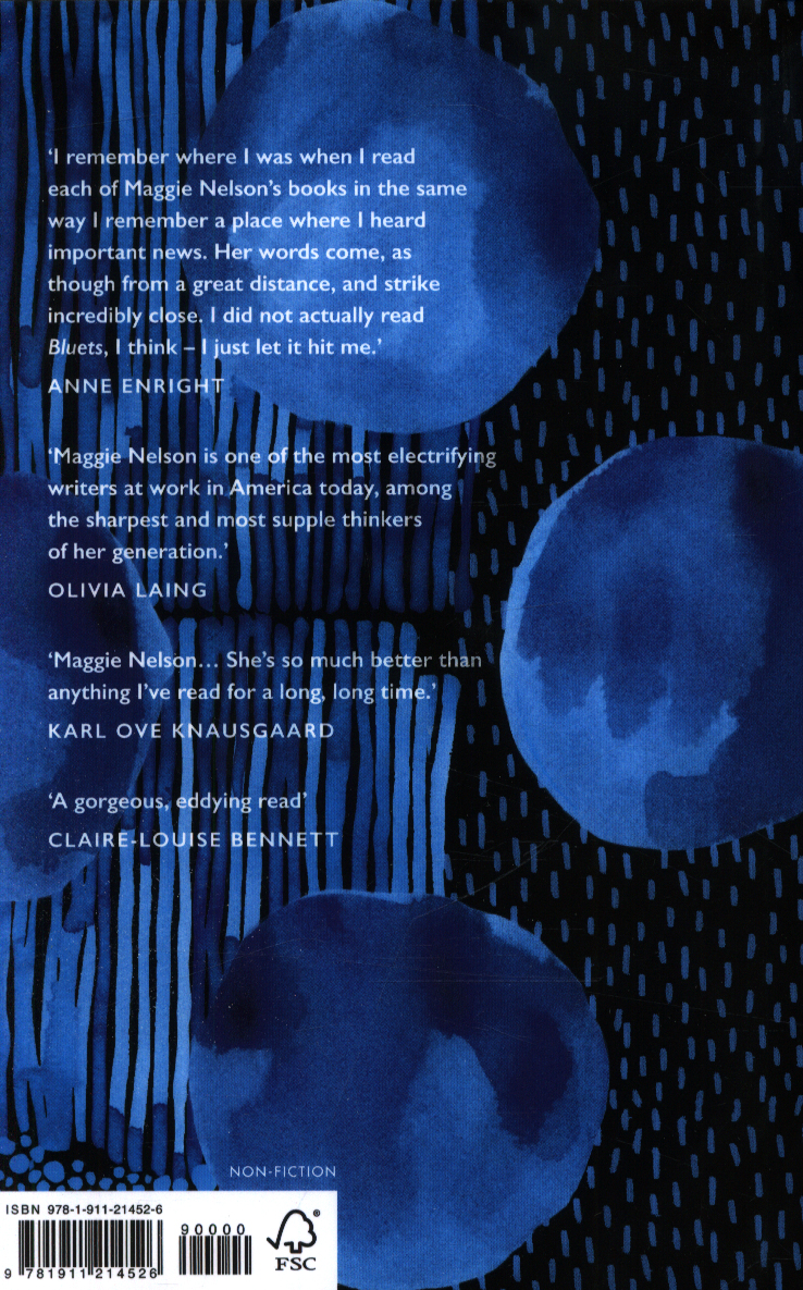 Bluets by Nelson, Maggie (9781911214526) | BrownsBfS