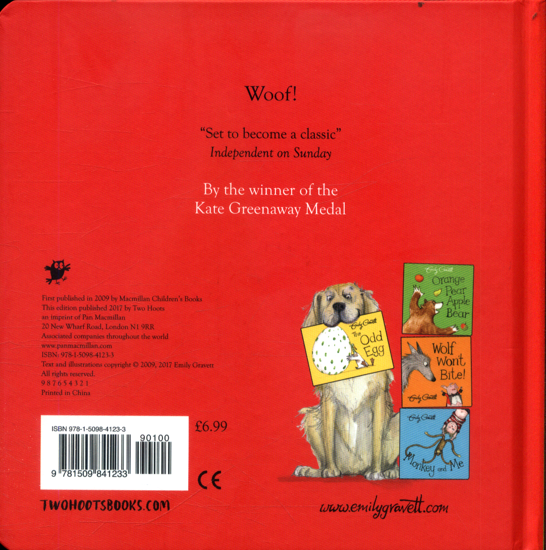 Dogs by Gravett, Emily (9781509841233) | BrownsBfS