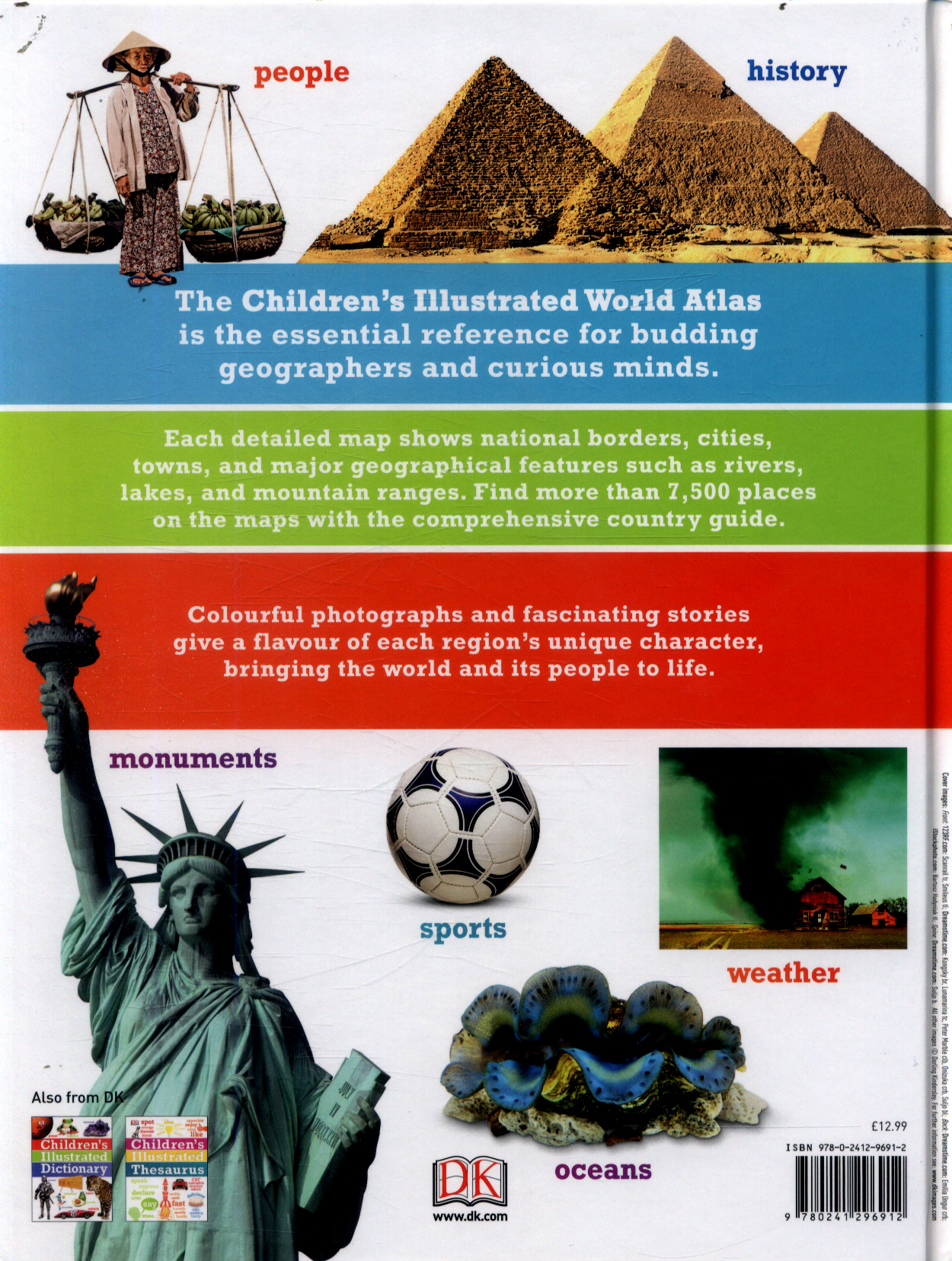 Children's illustrated world atlas. by DK (9780241296912) | BrownsBfS