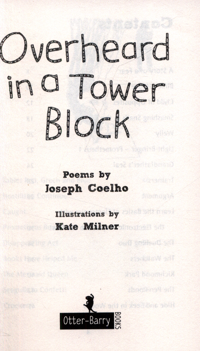 Overheard in a Tower Block by Coelho, Joseph (9781910959589) | Browns Books