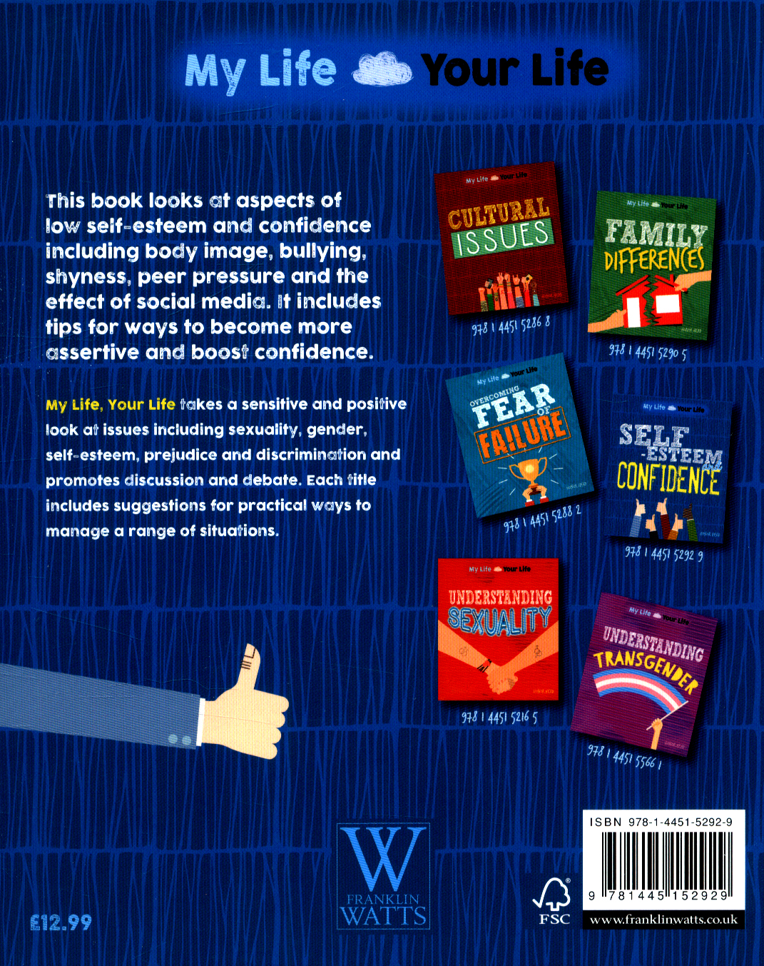 My Life, Your Life: Self-Esteem and Confidence by Head, Honor ...