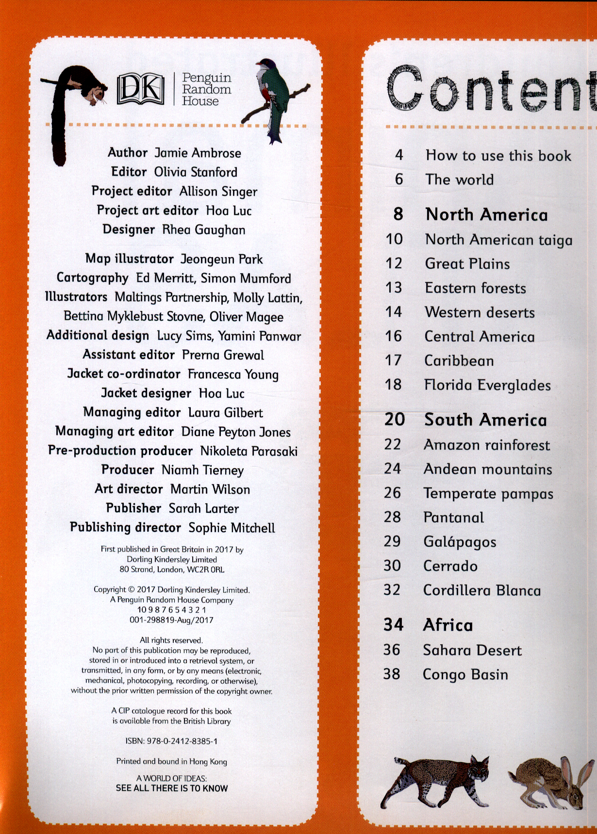 Children's illustrated animal atlas by DK (9780241283851) | BrownsBfS