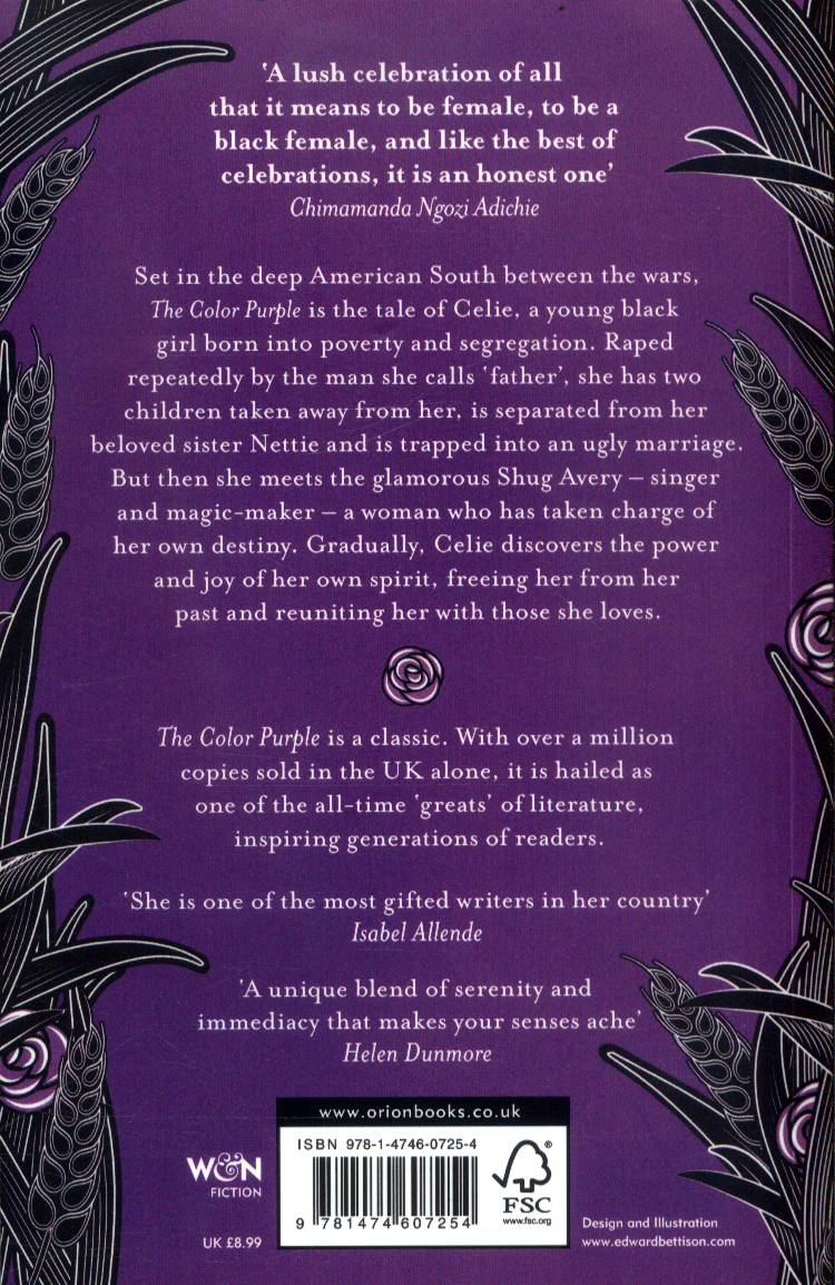 The Color Purple by Walker, Alice (9781474607254) | Browns Books
