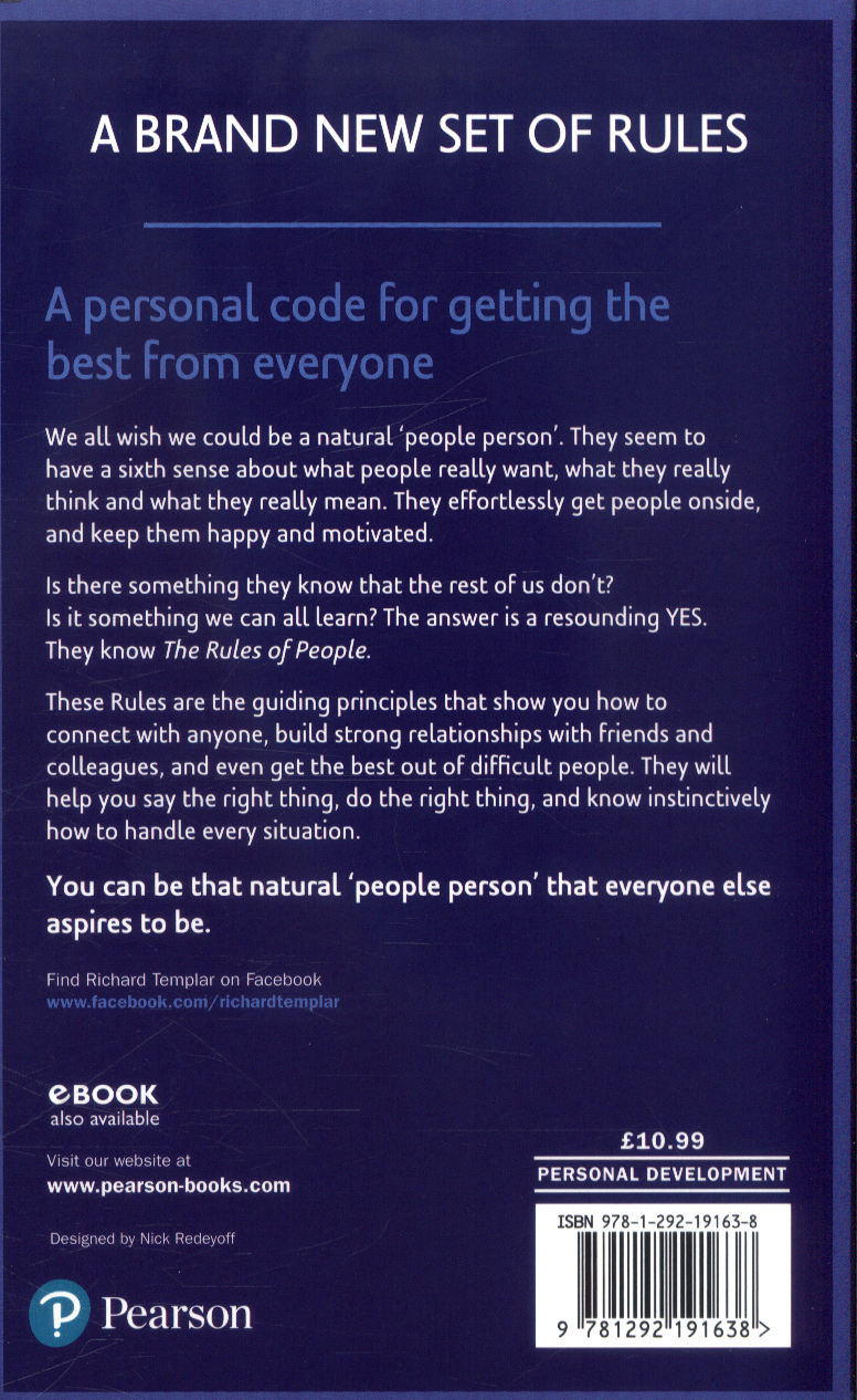 Rules of People, The by TEMPLAR, RICHARD (9781292191638) | Browns Books