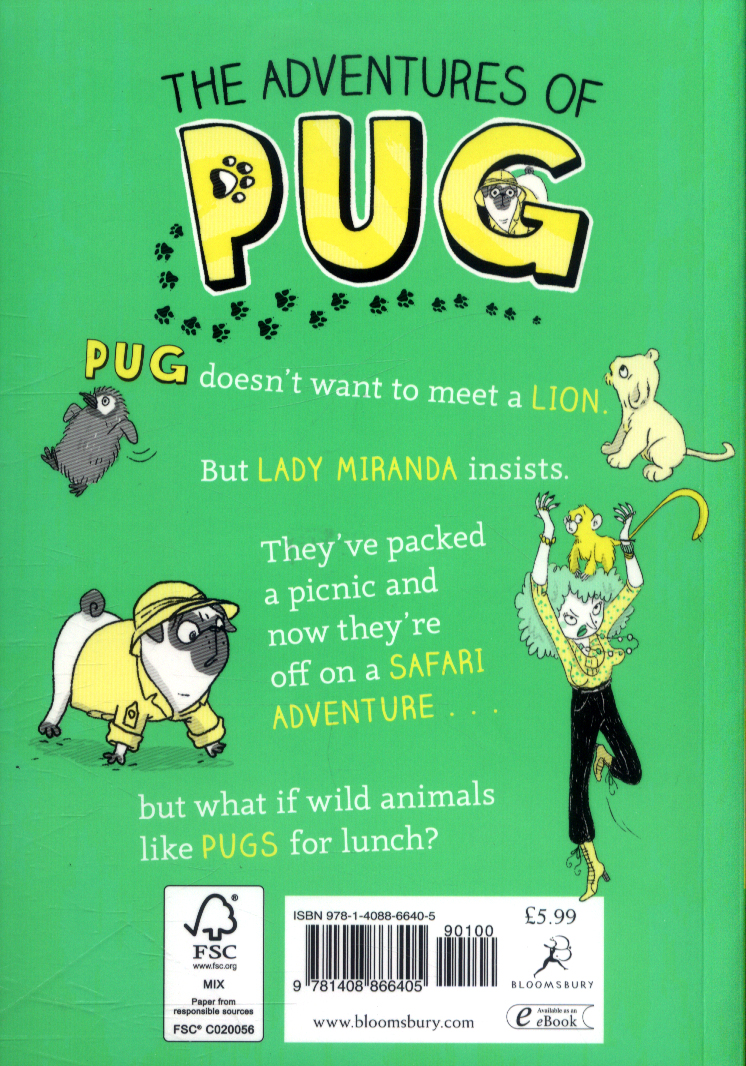 Safari Pug by James, Laura (9781408866405) | Browns Books