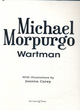 Wartman by Morpurgo, Michael (9781781127735) | Browns Books