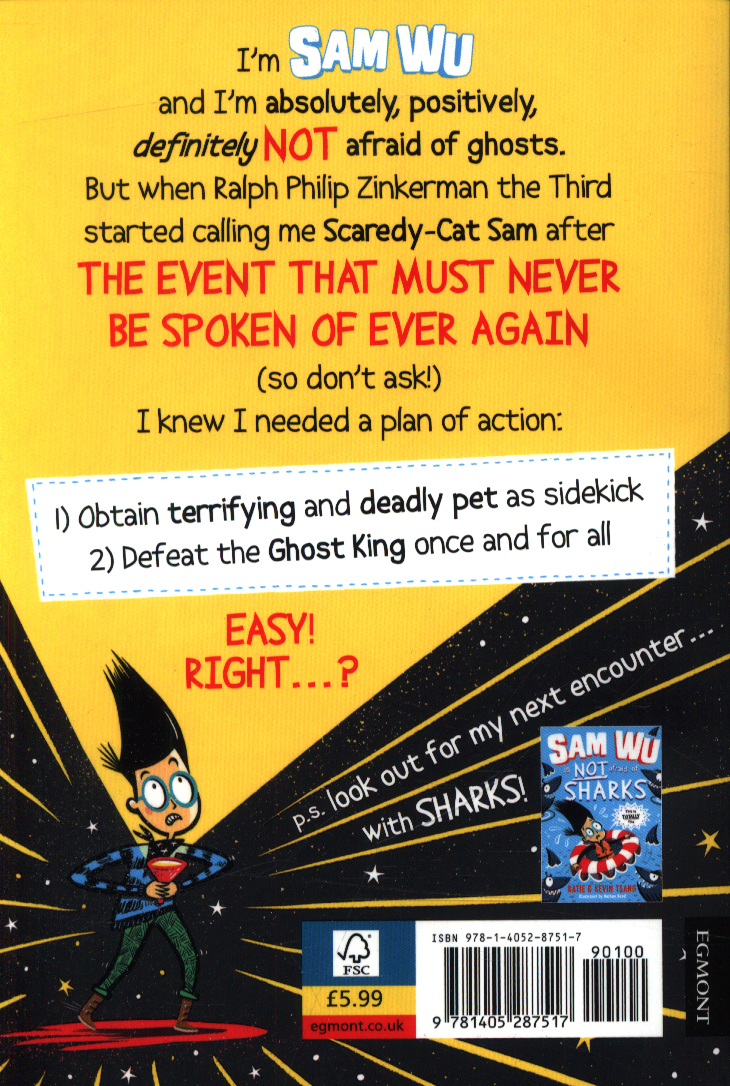 Sam Wu is not afraid of ghosts by Tsang, Katie (9781405287517) | BrownsBfS