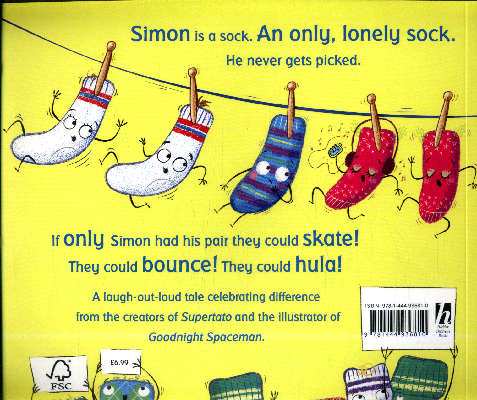 Simon Sock by Hendra, Sue (9781444936810) | BrownsBfS