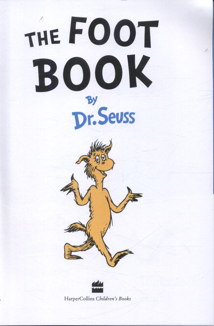 The foot book by Seuss, Dr. (9780008271916) | BrownsBfS