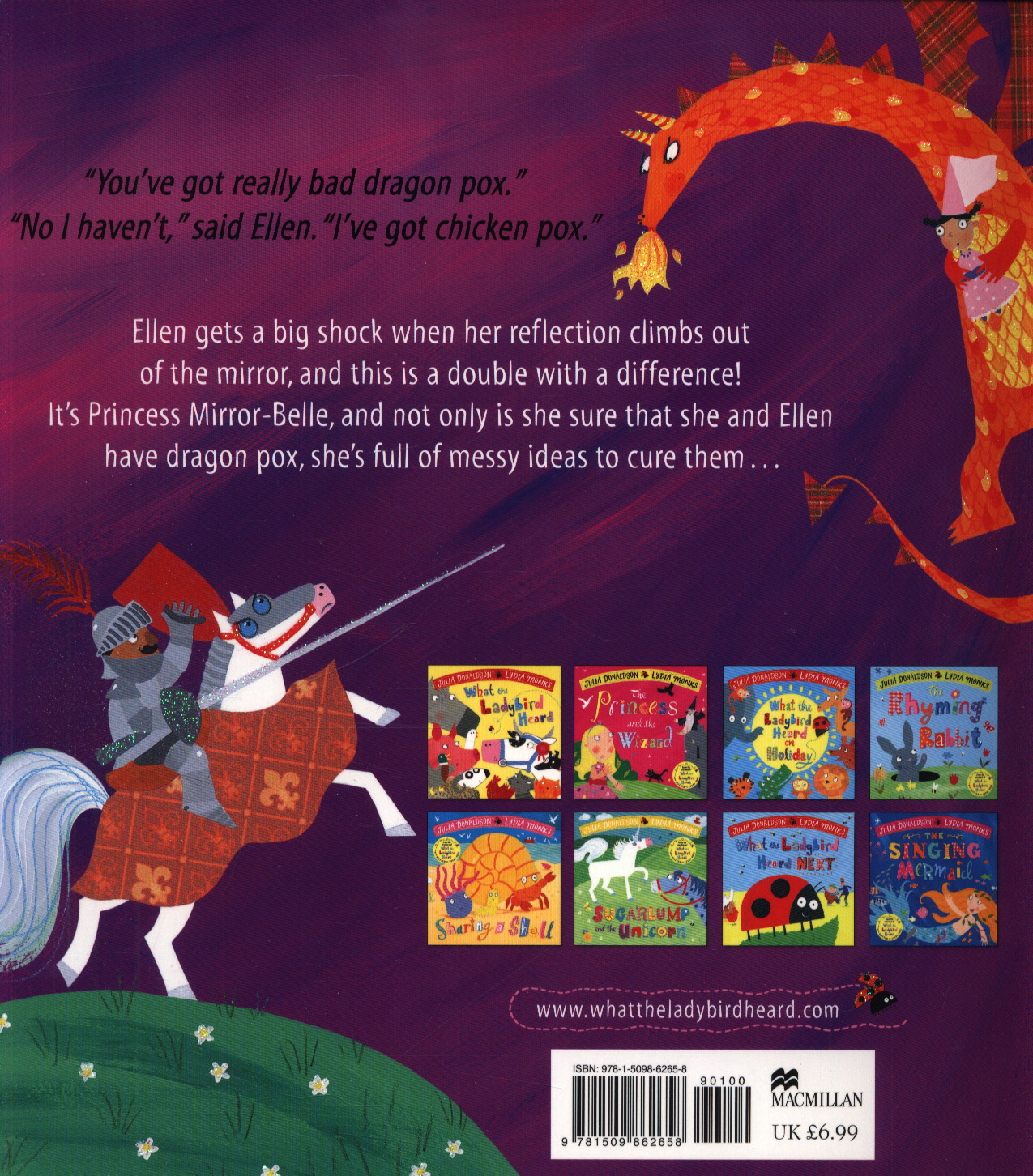 Princess Mirror-Belle and the dragon pox by Donaldson, Julia ...