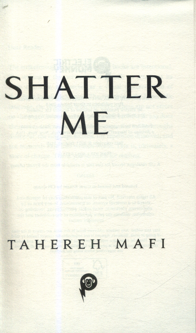 Shatter Me by Mafi, Tahereh (9781405291750) | Browns Books