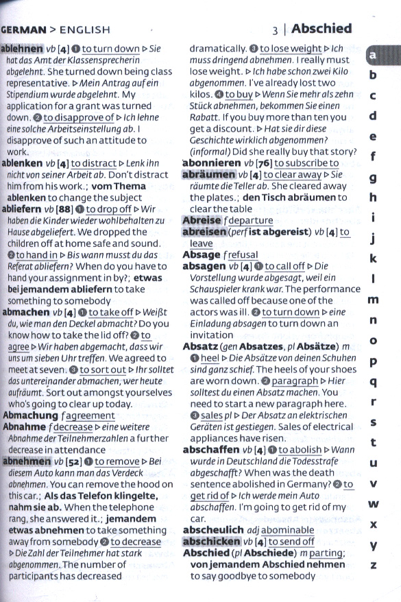 Collins German school dictionary (Fifth edition)