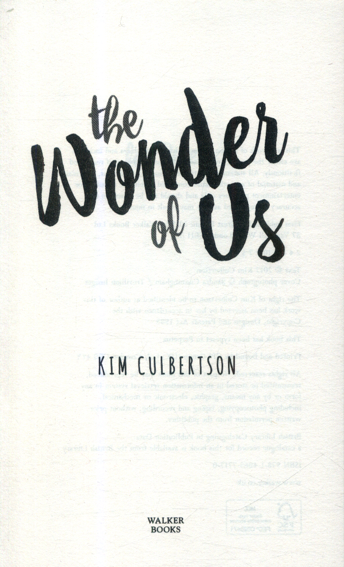 The wonder of us