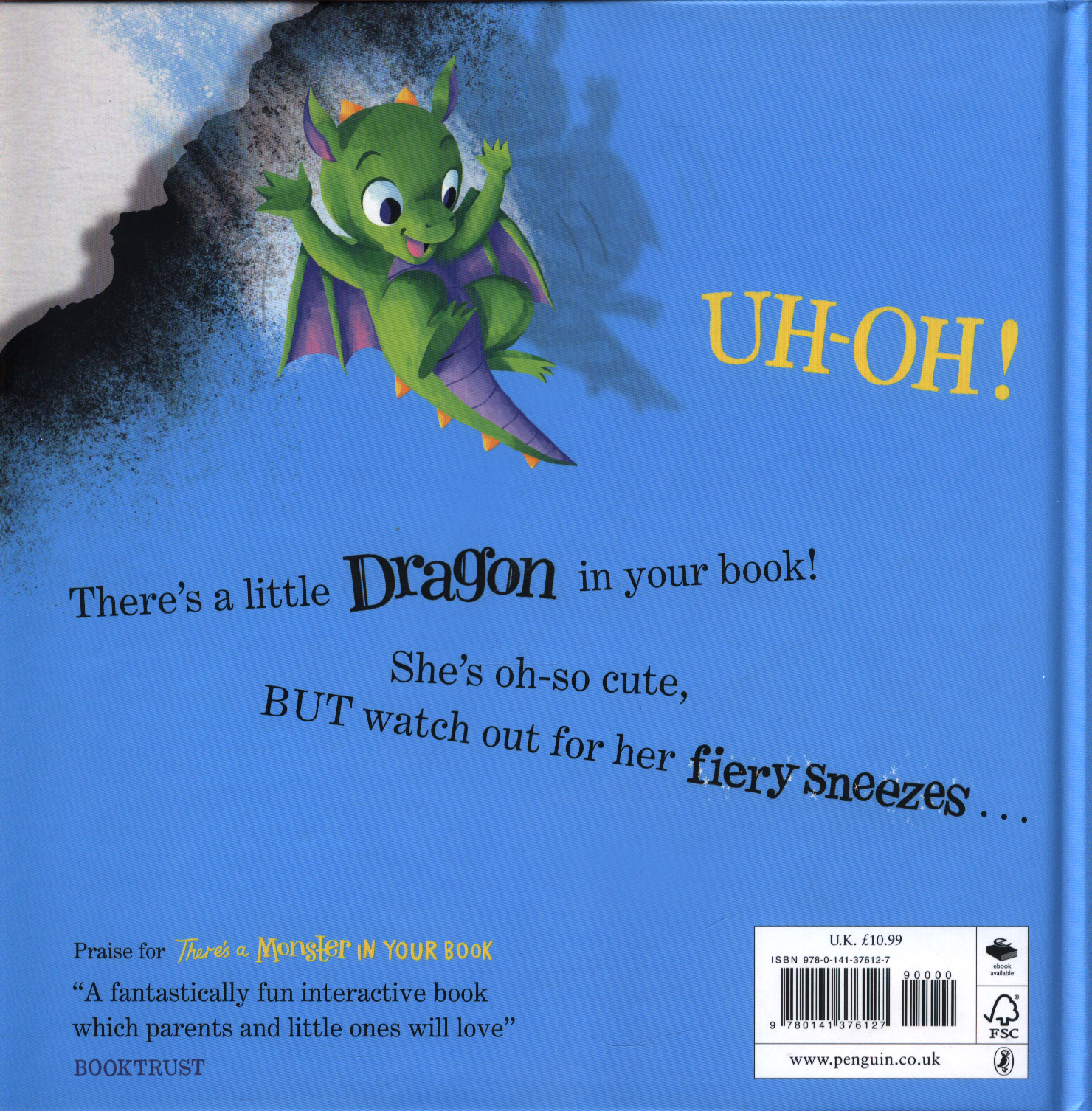 There's a dragon in your book by Fletcher, Tom (9780141376127) | BrownsBfS