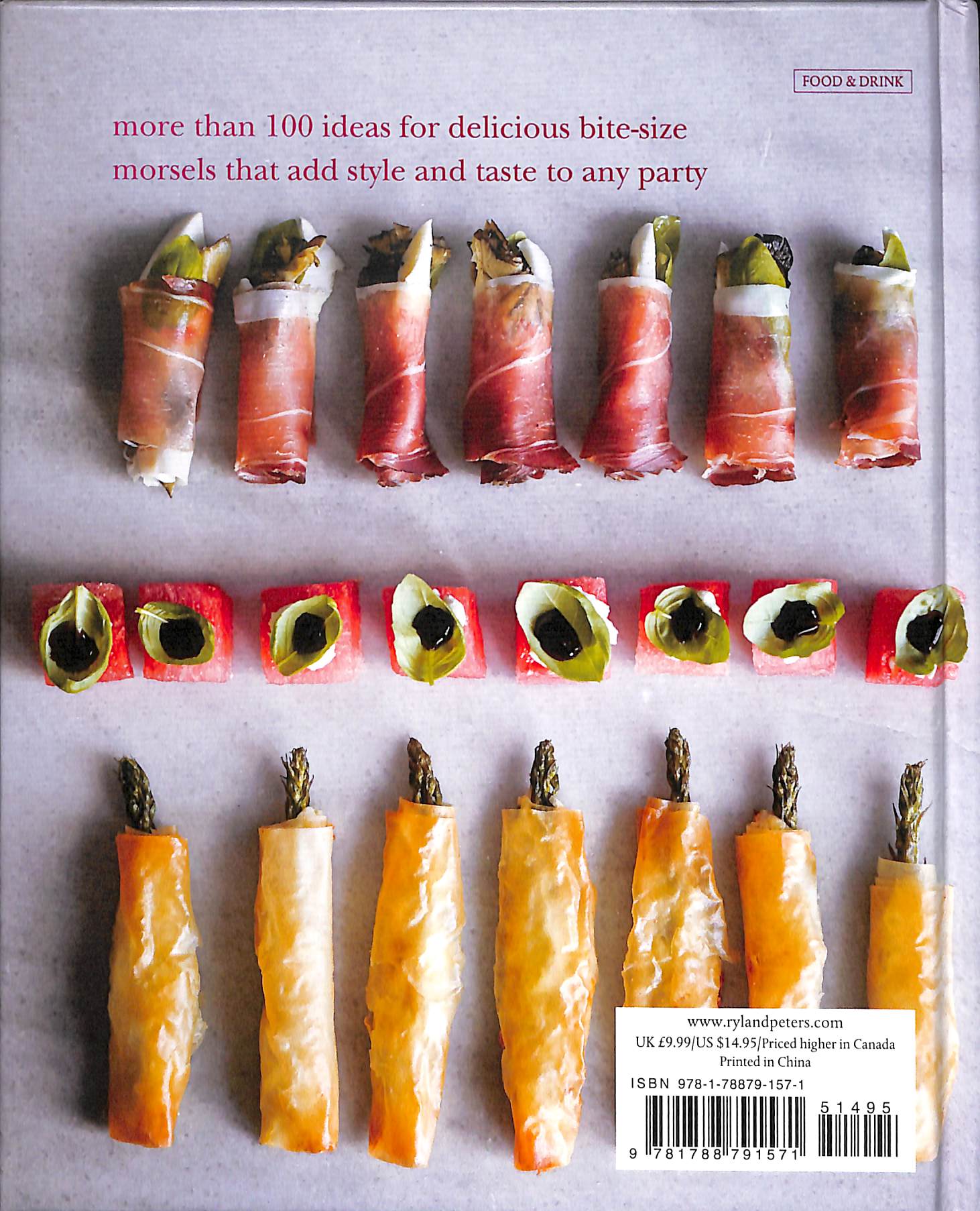 Party-perfect Bites by Taylor, Milli (9781788791571) | Browns Books