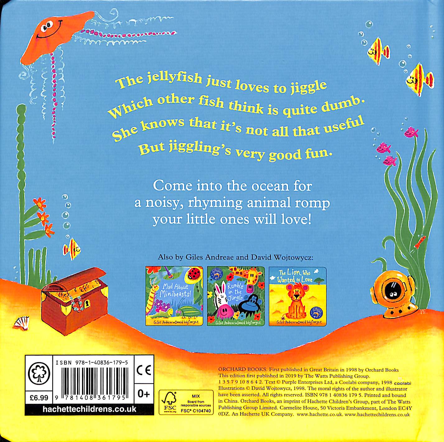 Commotion in the Ocean Board Book by Andreae, Giles (9781408361795 ...