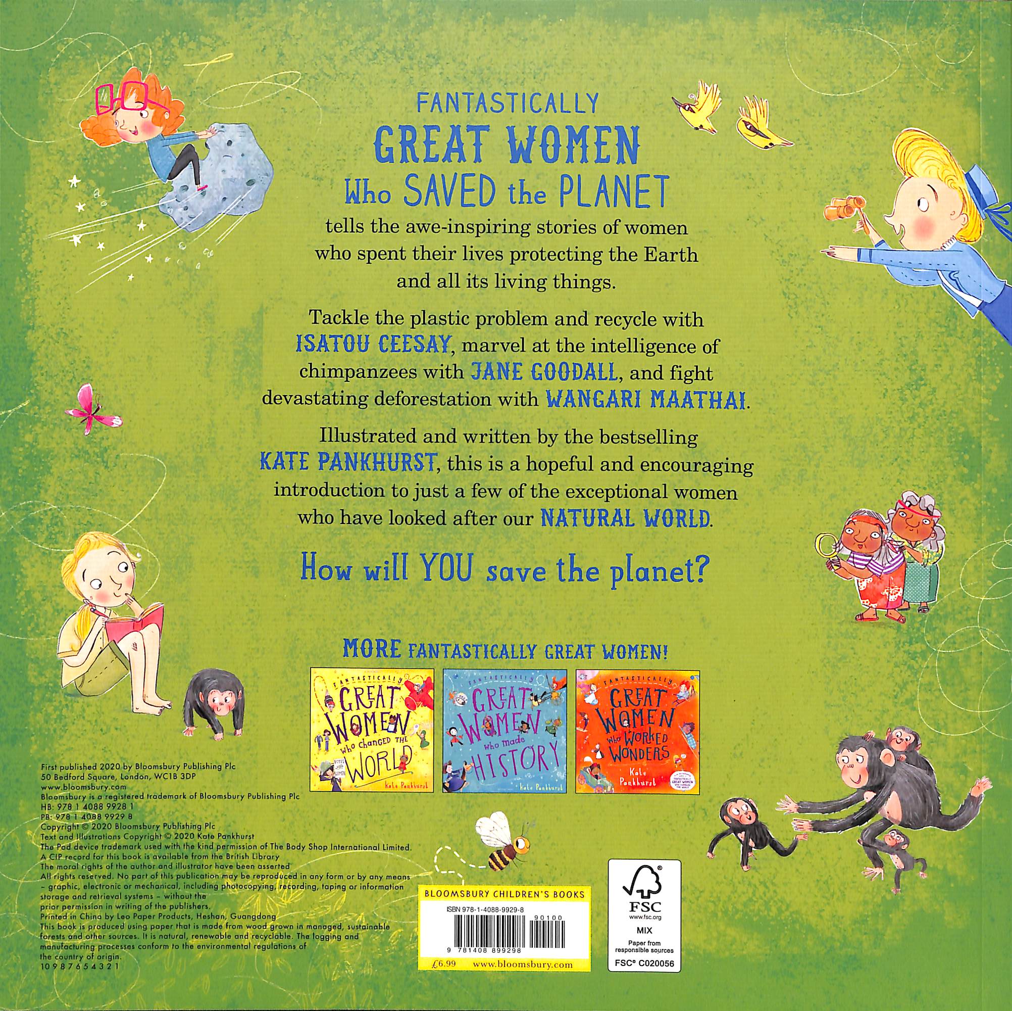 Fantastically great women who saved the planet by Pankhurst, Kate ...