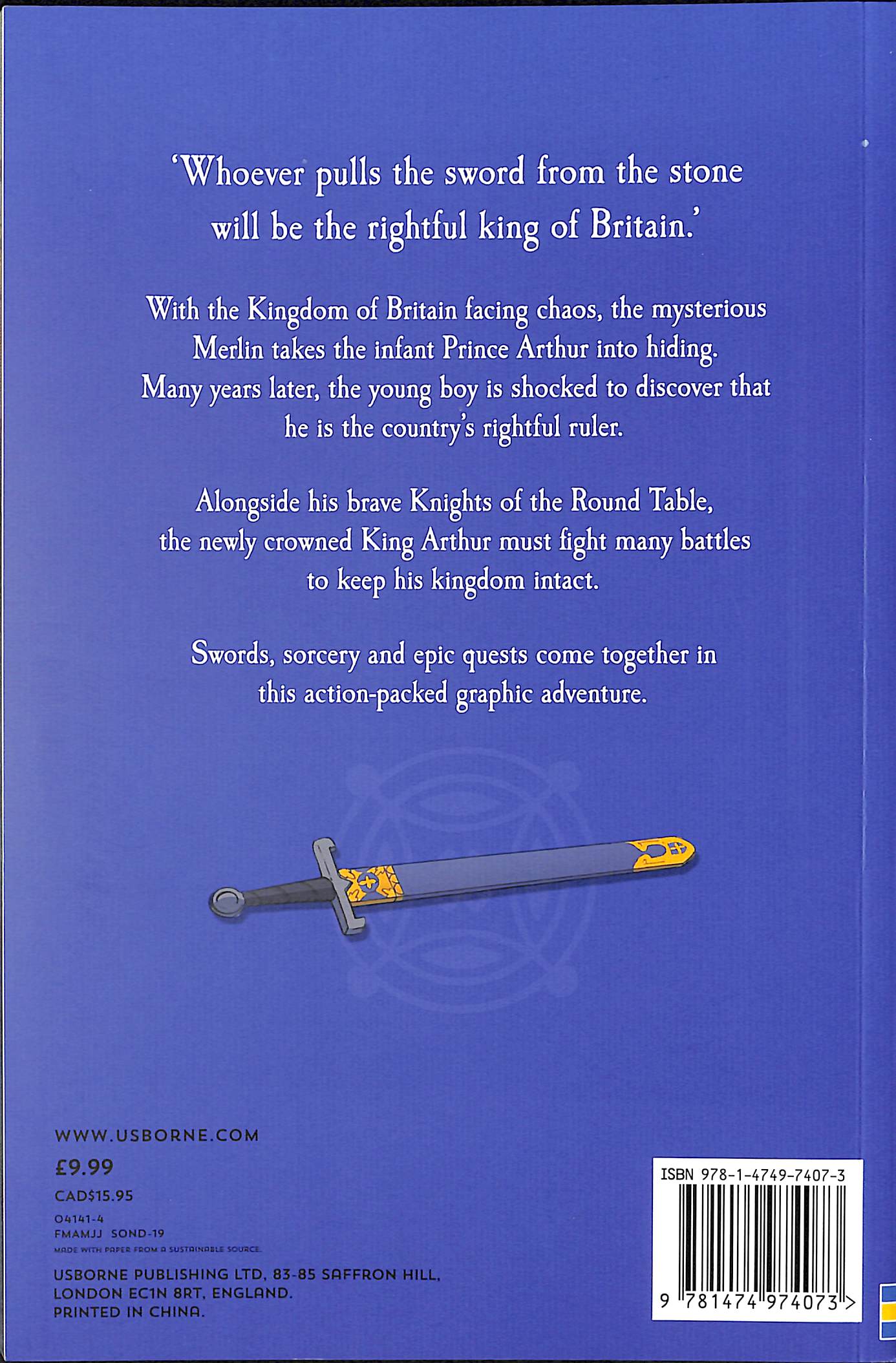 Adventures of King Arthur Graphic Novel by Punter, Russell ...