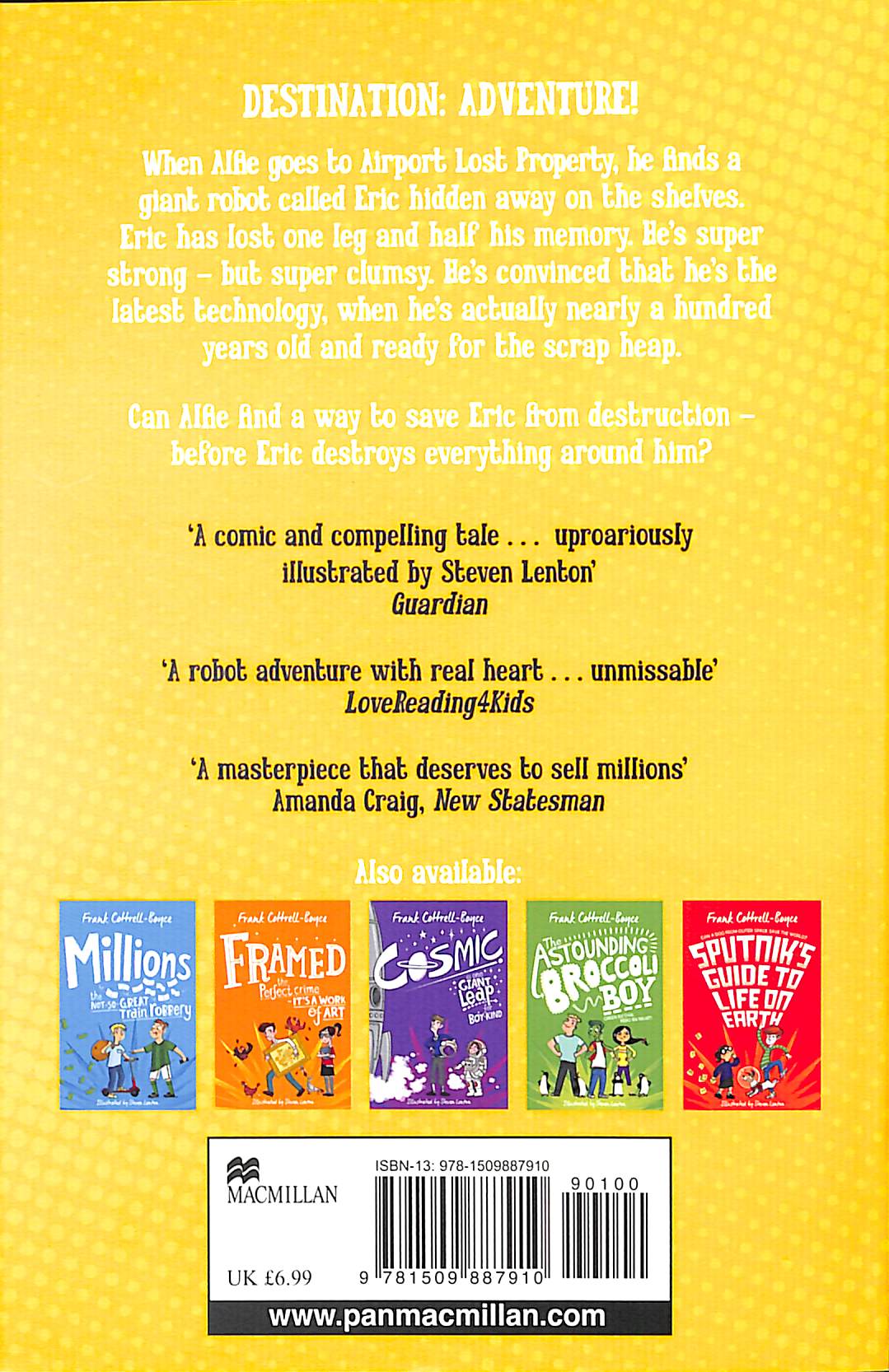 Runaway Robot by Cottrell-Boyce, Frank (9781509887910) | Browns Books