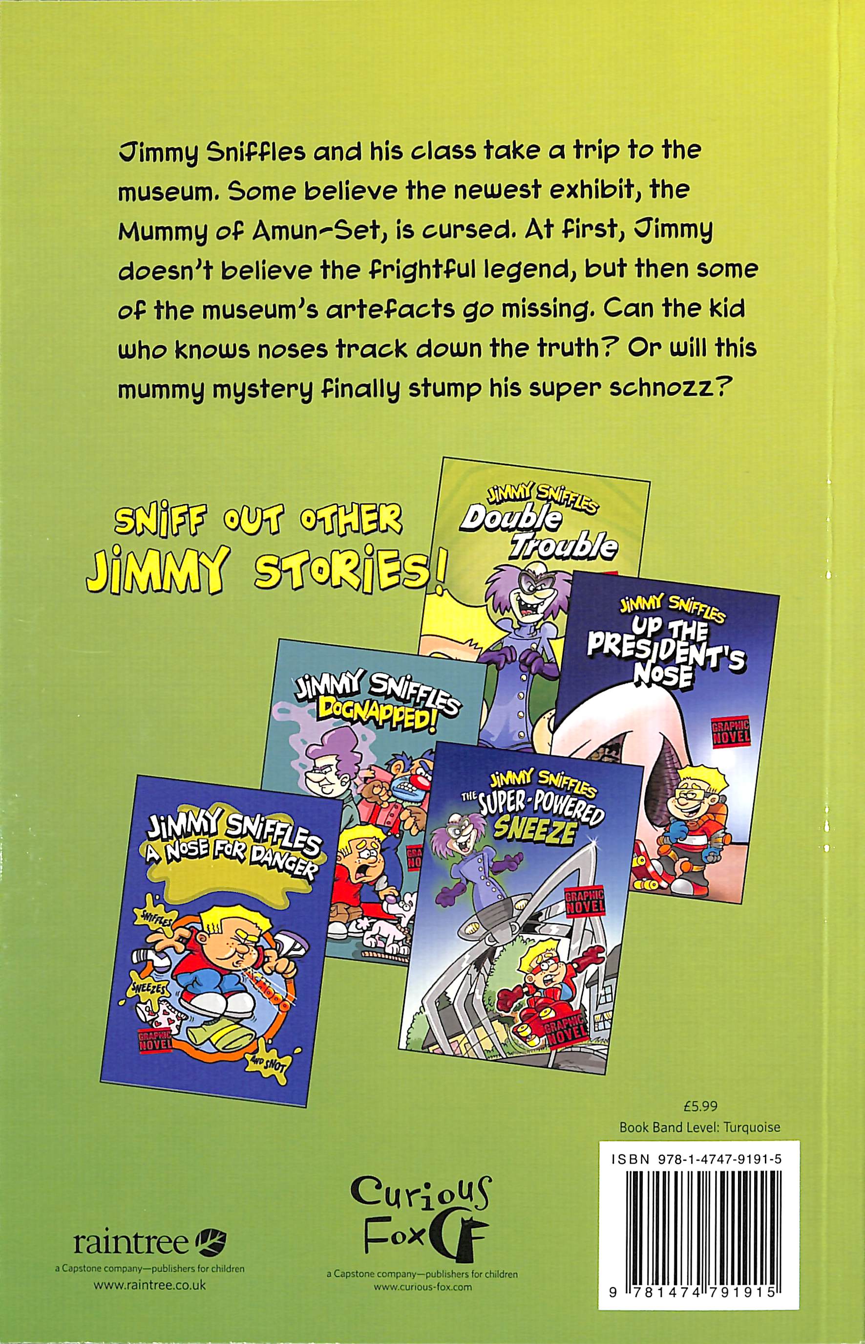 Jimmy Sniffles vs the mummy by Nickel, Scott (9781474791915) | BrownsBfS