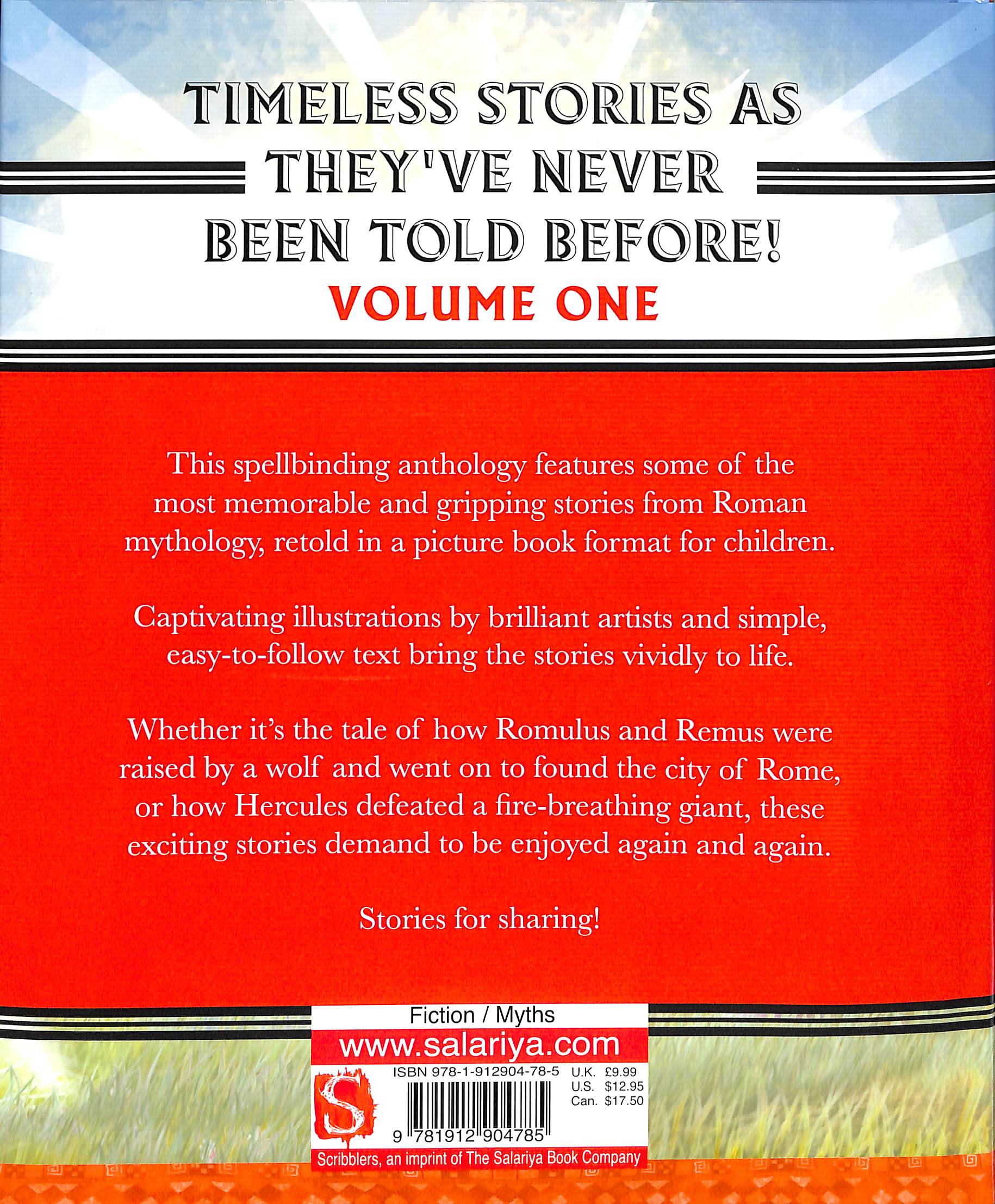 Roman Myths: Volume One by Macdonald, Fiona (9781912904785) | Browns Books