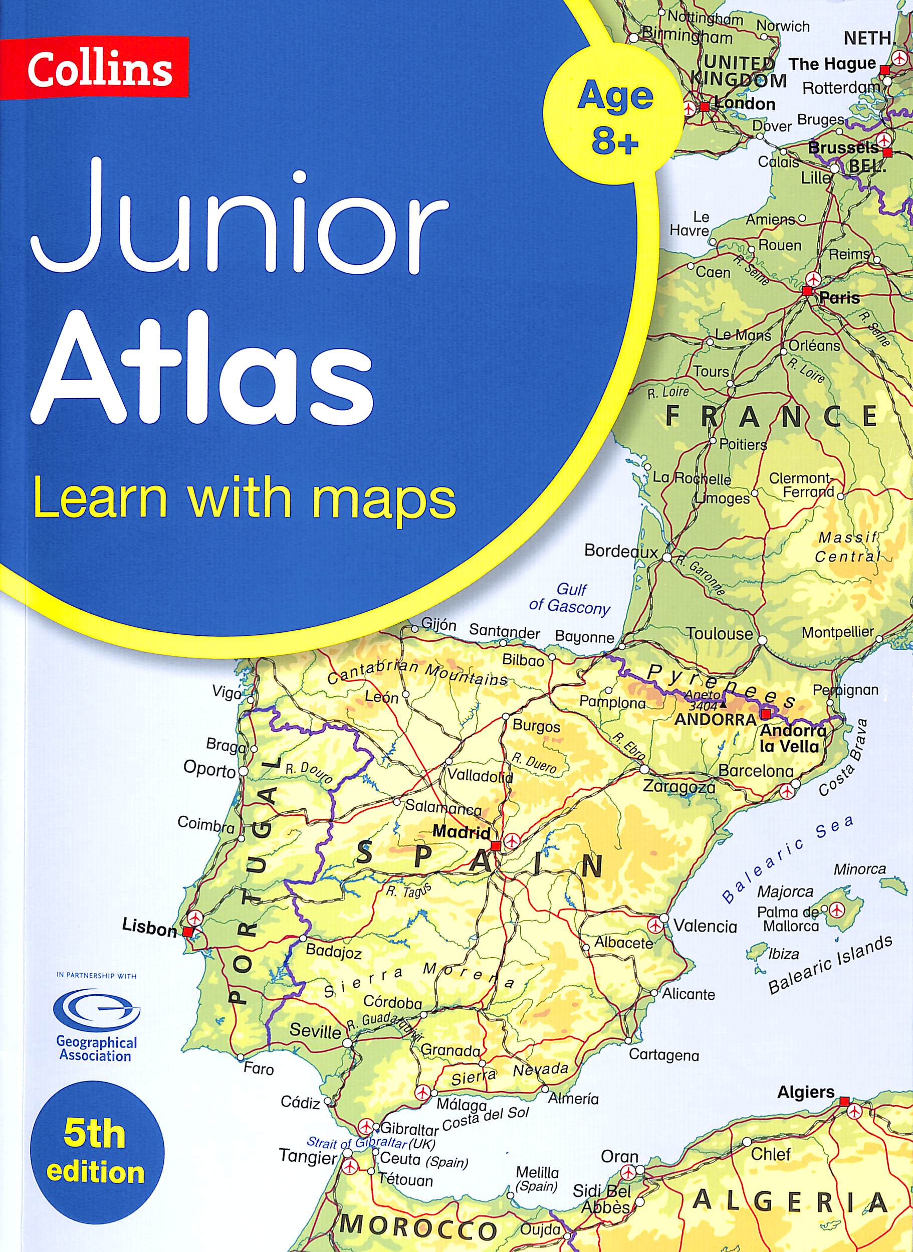 Collins Junior Atlas by Collins Maps (9780008381516) | Browns Books