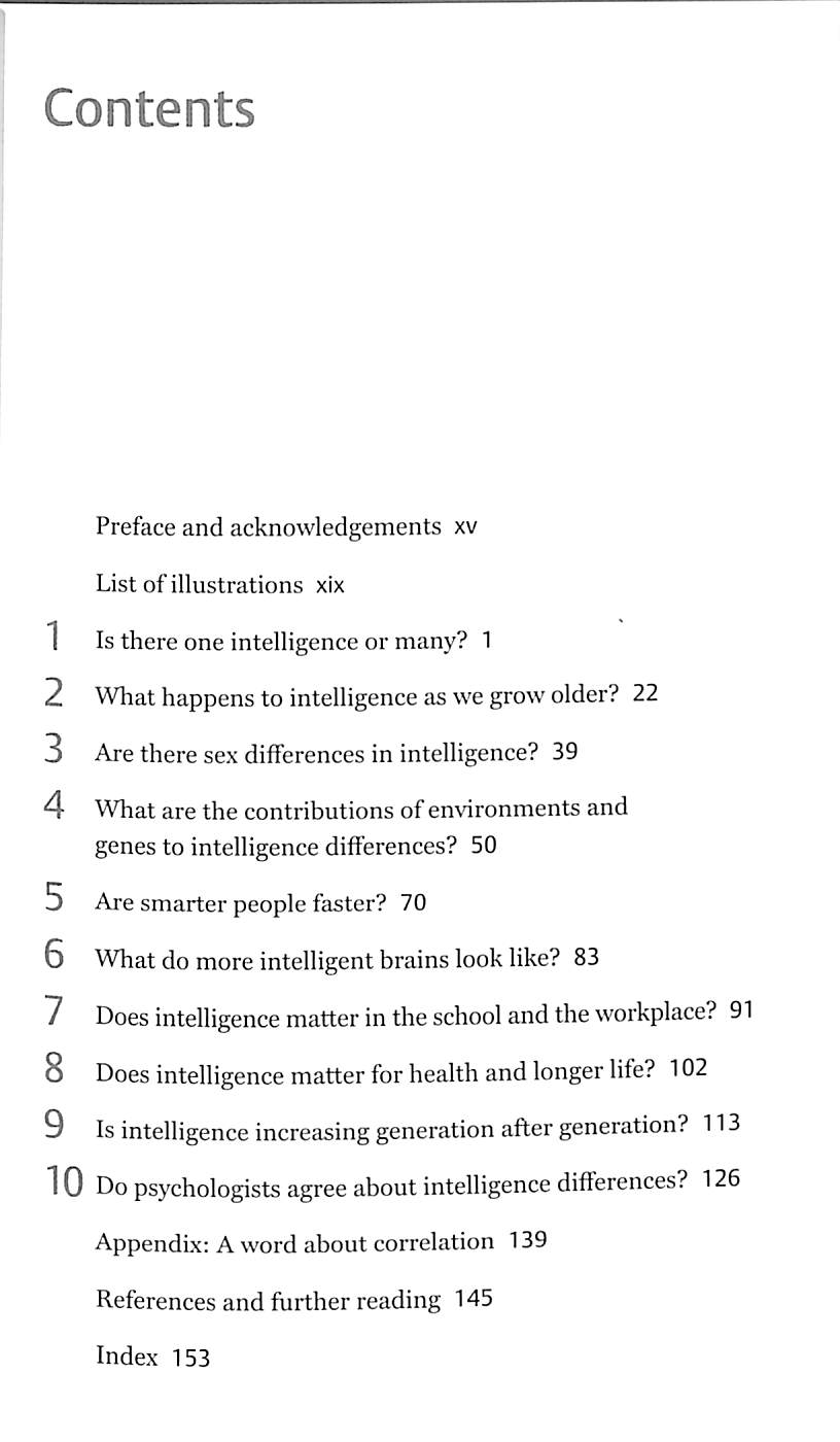 Intelligence by Deary, Ian J. (Professor of Differential Psychology ...