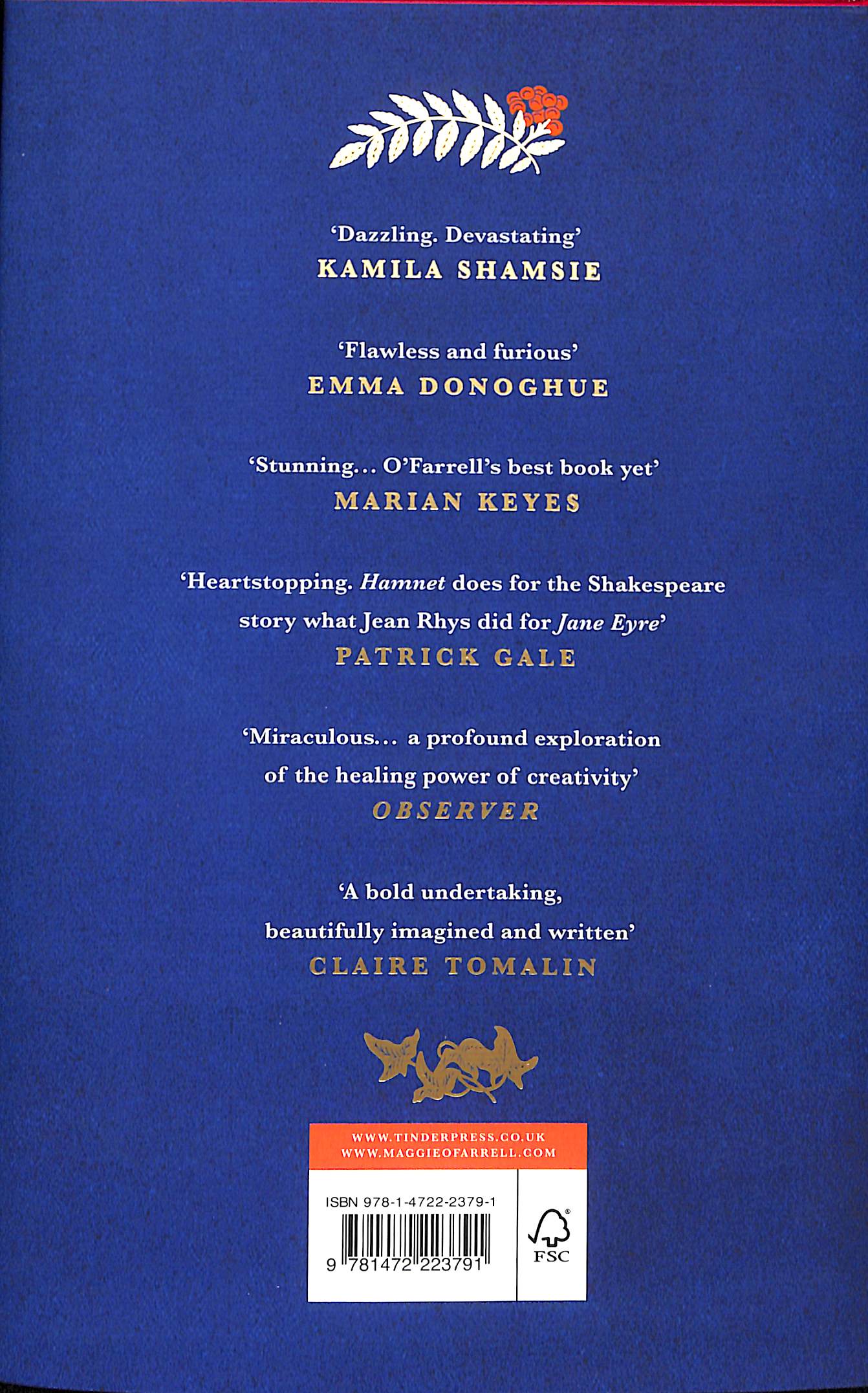 Hamnet by O'Farrell, Maggie (9781472223791) | BrownsBfS