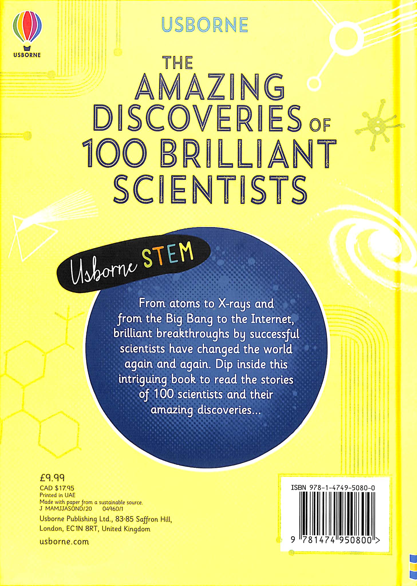 The amazing discoveries of 100 brilliant scientists by Cook, Lan ...