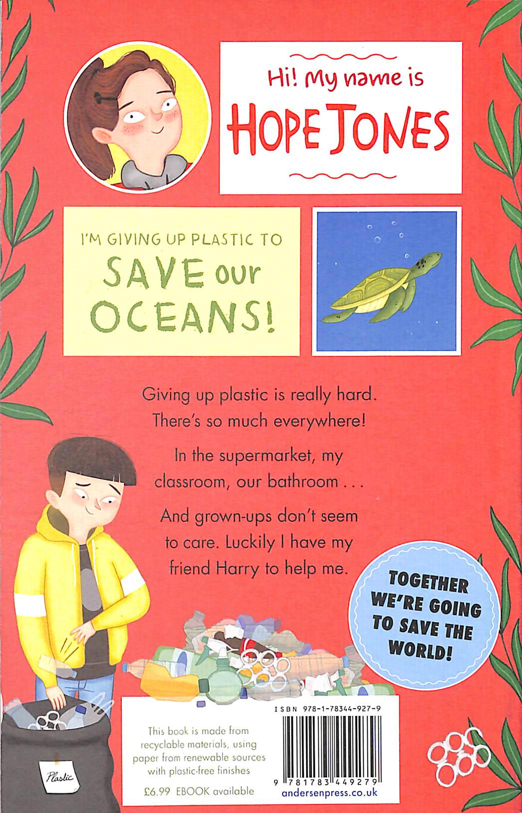 Hope Jones Saves the World by Lacey, Josh (9781783449279) | Browns Books