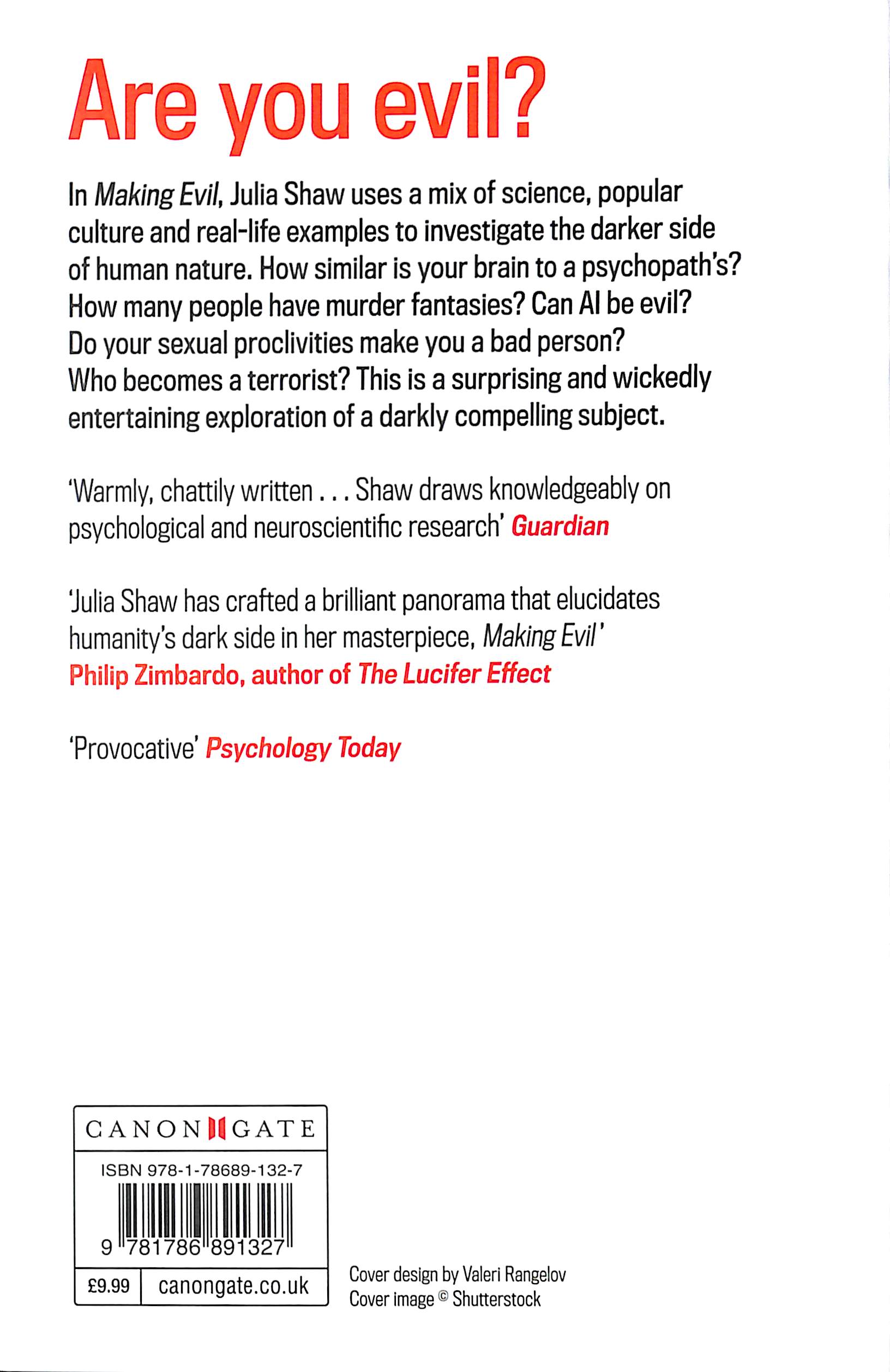 Making Evil : The Science Behind Humanity’s Dark Side