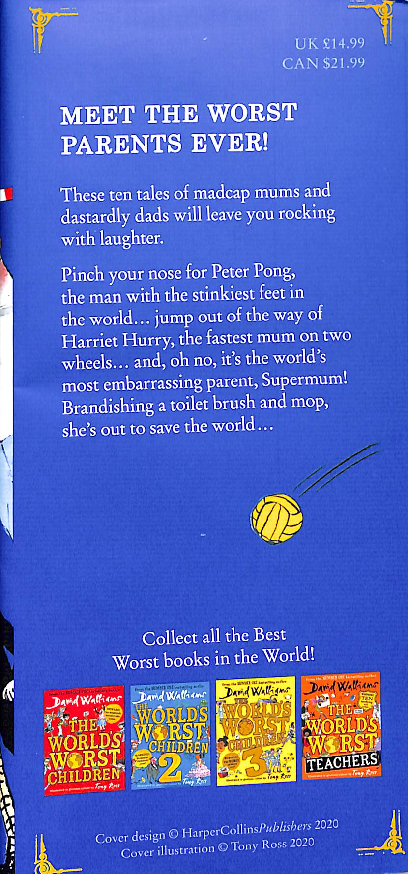 The world's worst parents by Walliams, David (9780008305796) | BrownsBfS