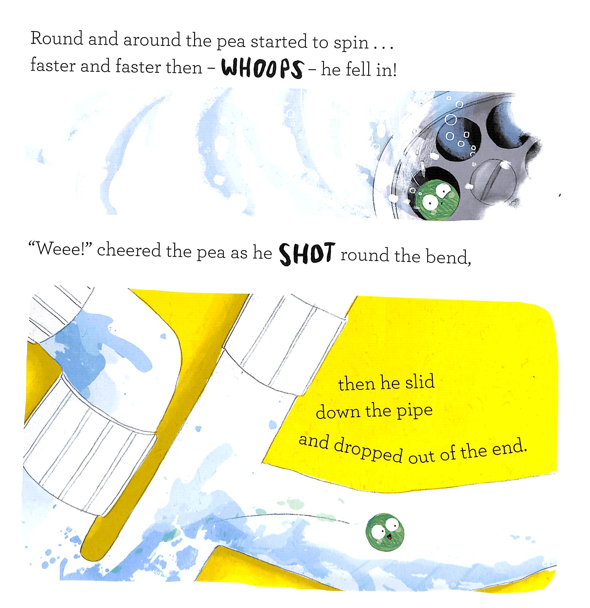 The runaway pea washed away by Poskitt, Kjartan (9781471194801) | BrownsBfS